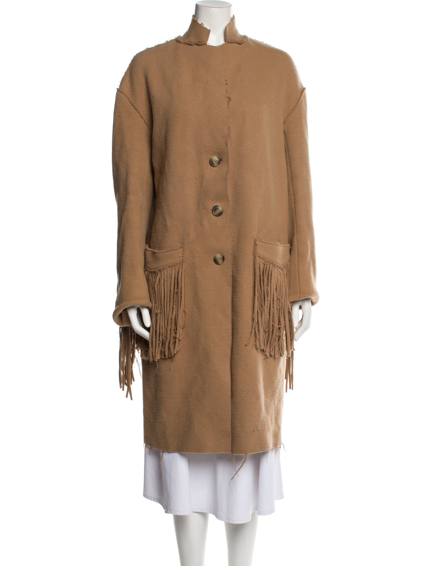 R13 Wool Coat - Brown Coats, Clothing - WRA74320 | The RealReal