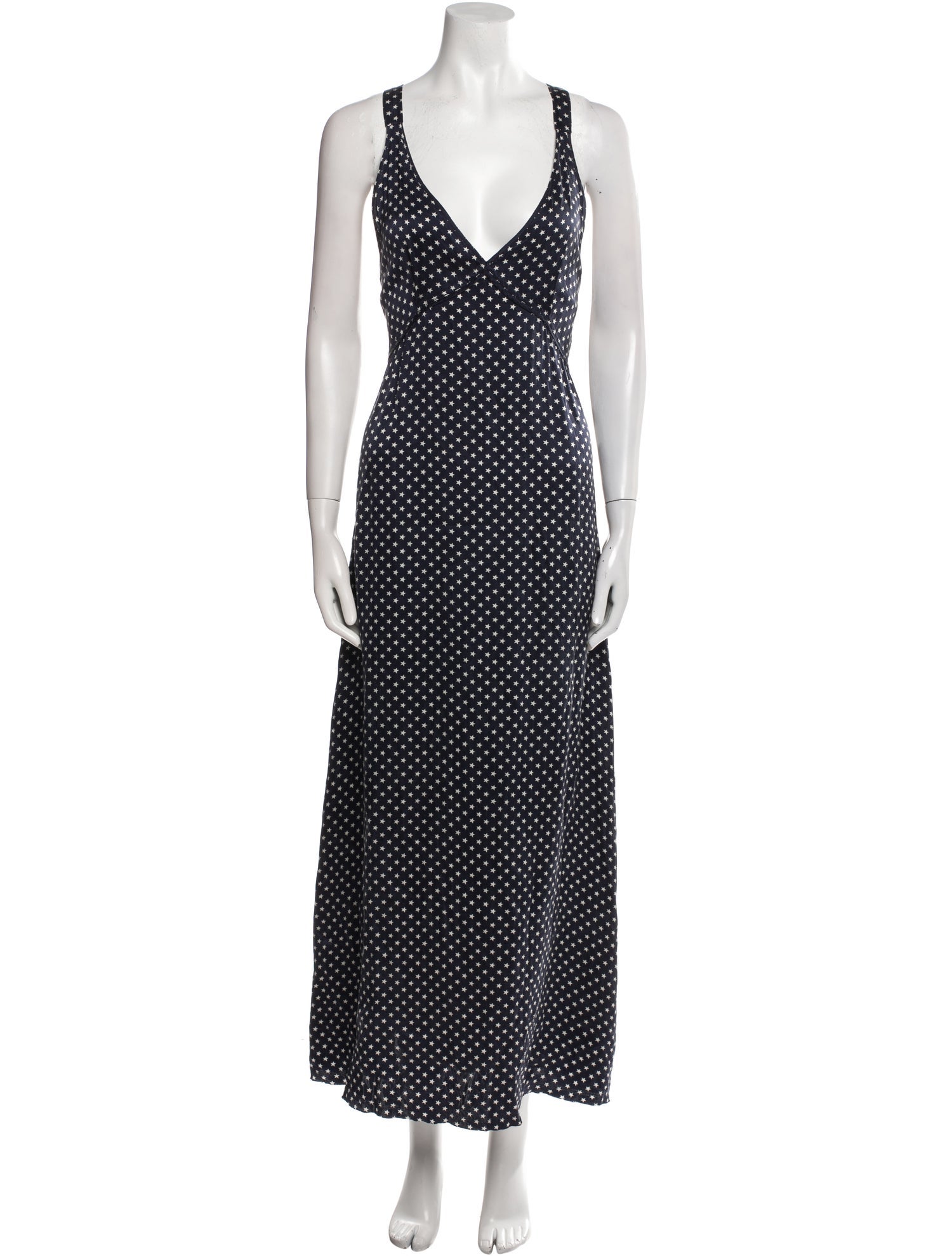 R13 Silk Long Dress - Blue Dresses, Clothing - WRA77543 | The RealReal