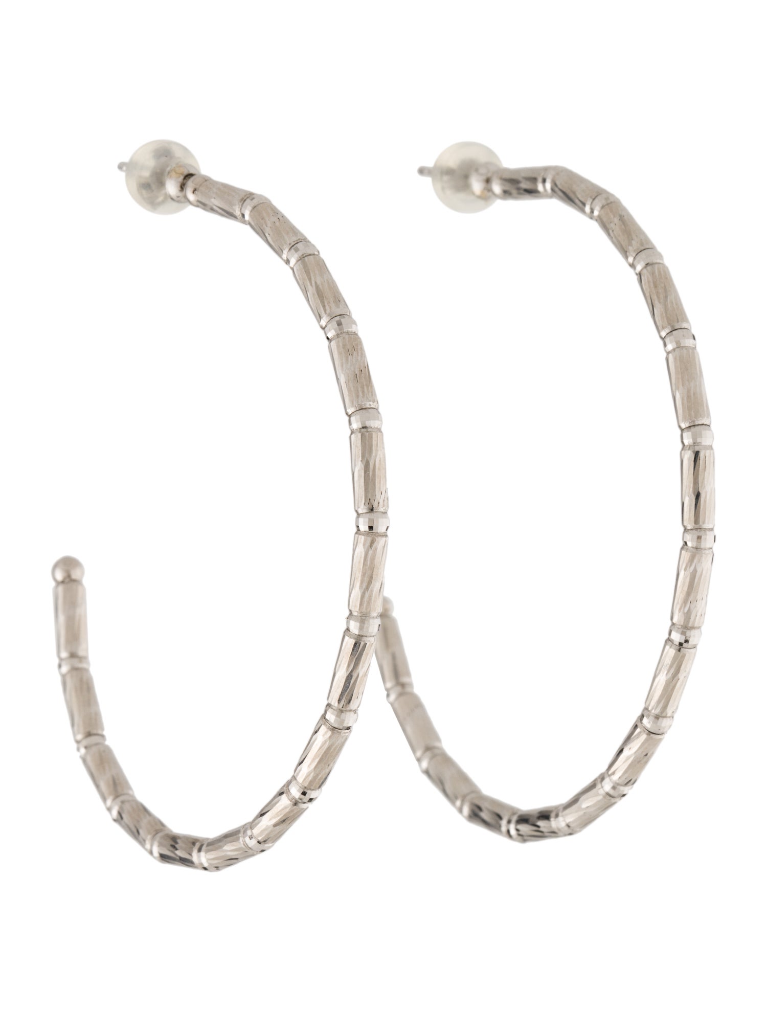 Platinum Born Platinum Helios Hoop Earrings - 900 Platinum Hoop ...