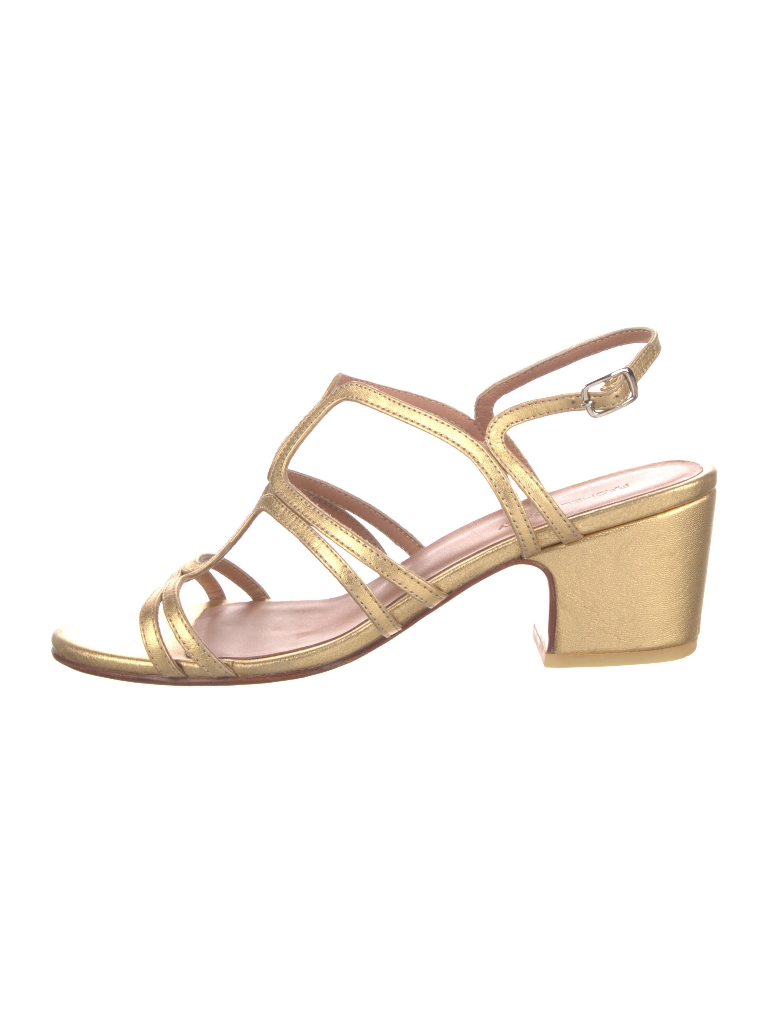 Rachel Comey Leather Sandals - Gold Sandals, Shoes - WRACY58170 | The ...