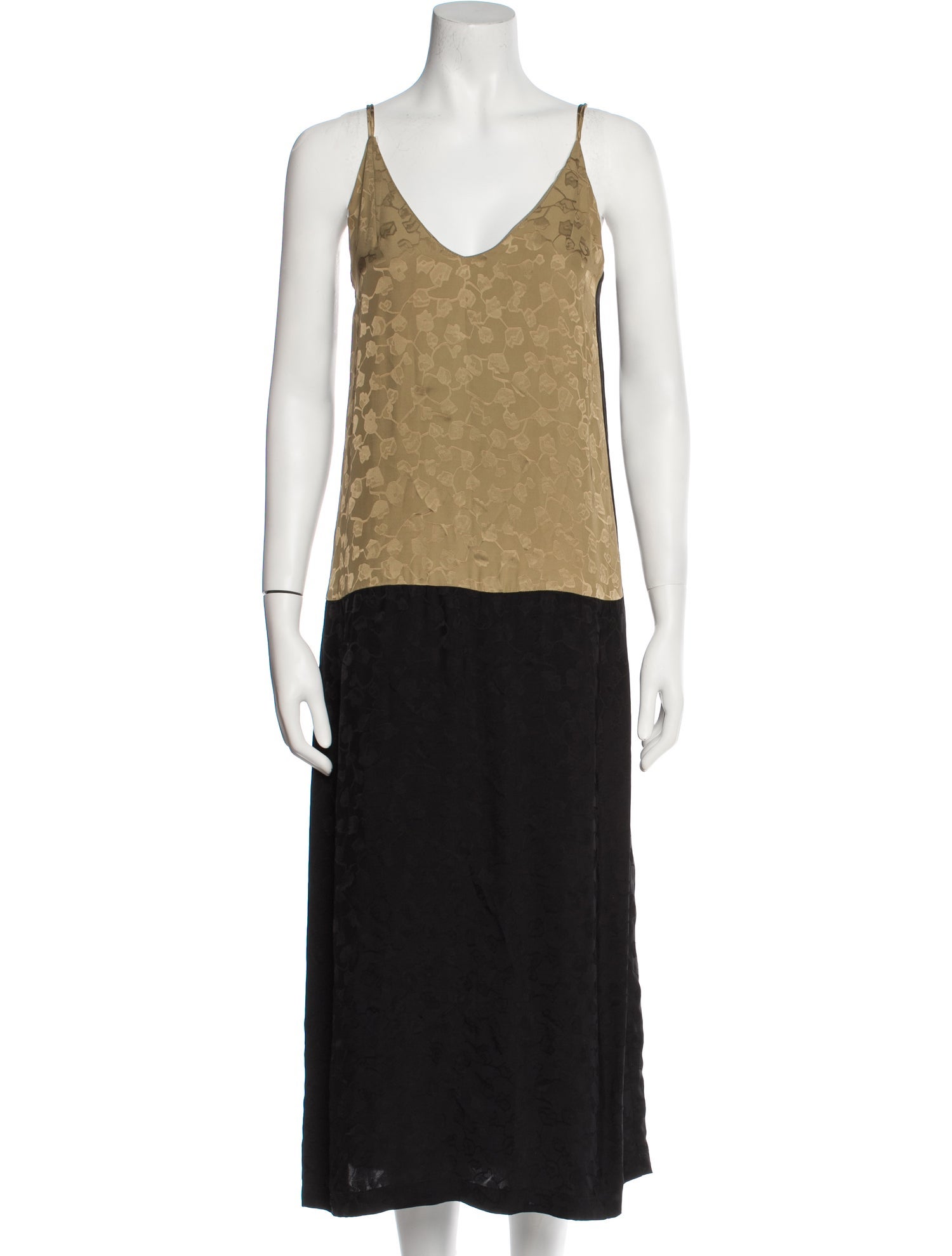 Rachel Comey Colorblock Pattern Long Dress - Black Dresses, Clothing ...