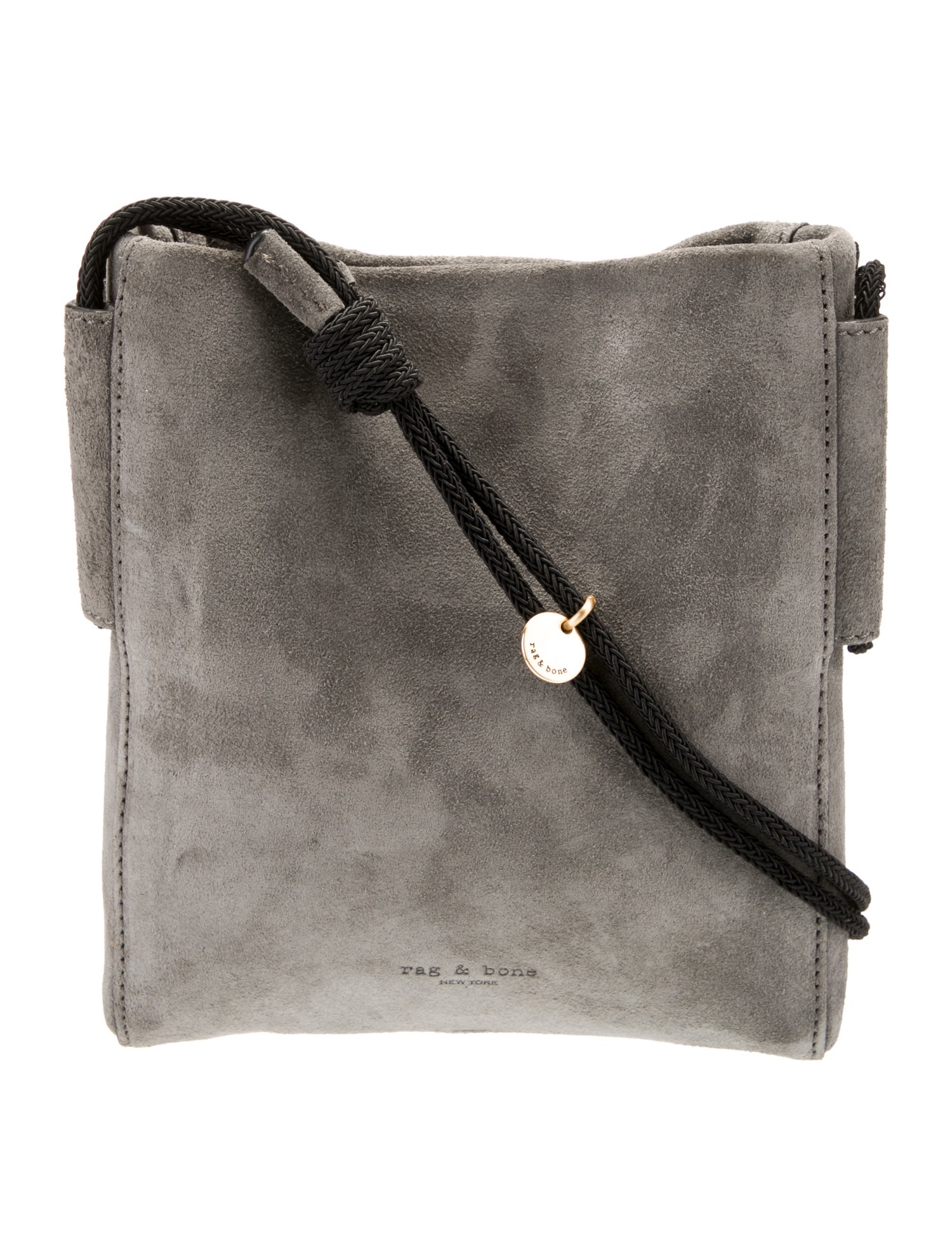 Rag & Bone Suede Crossbody Bag w/Tags - Grey Crossbody Bags, Handbags ...