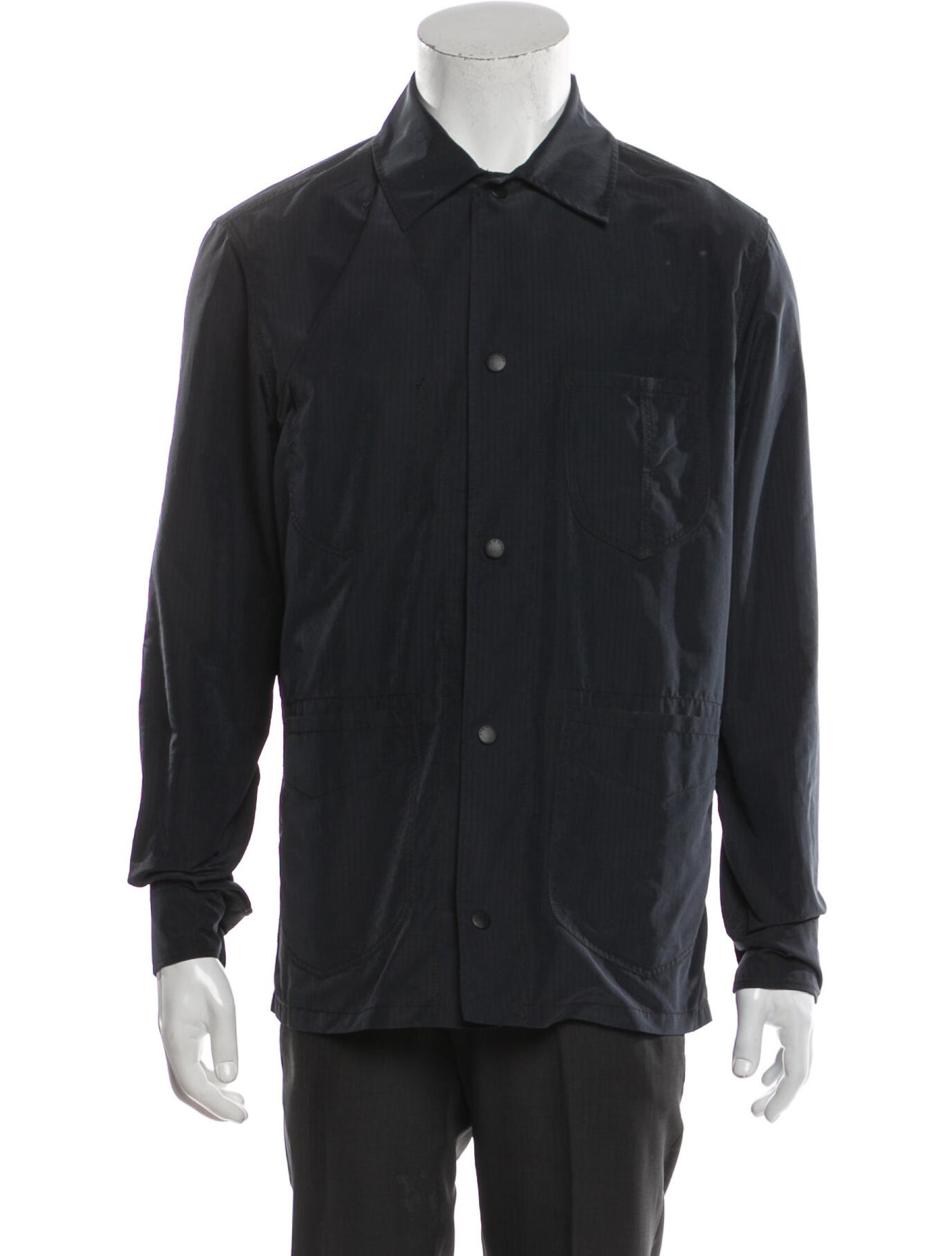 Rag & Bone Utility Jacket - Blue Outerwear, Clothing - WRAGB556664 ...