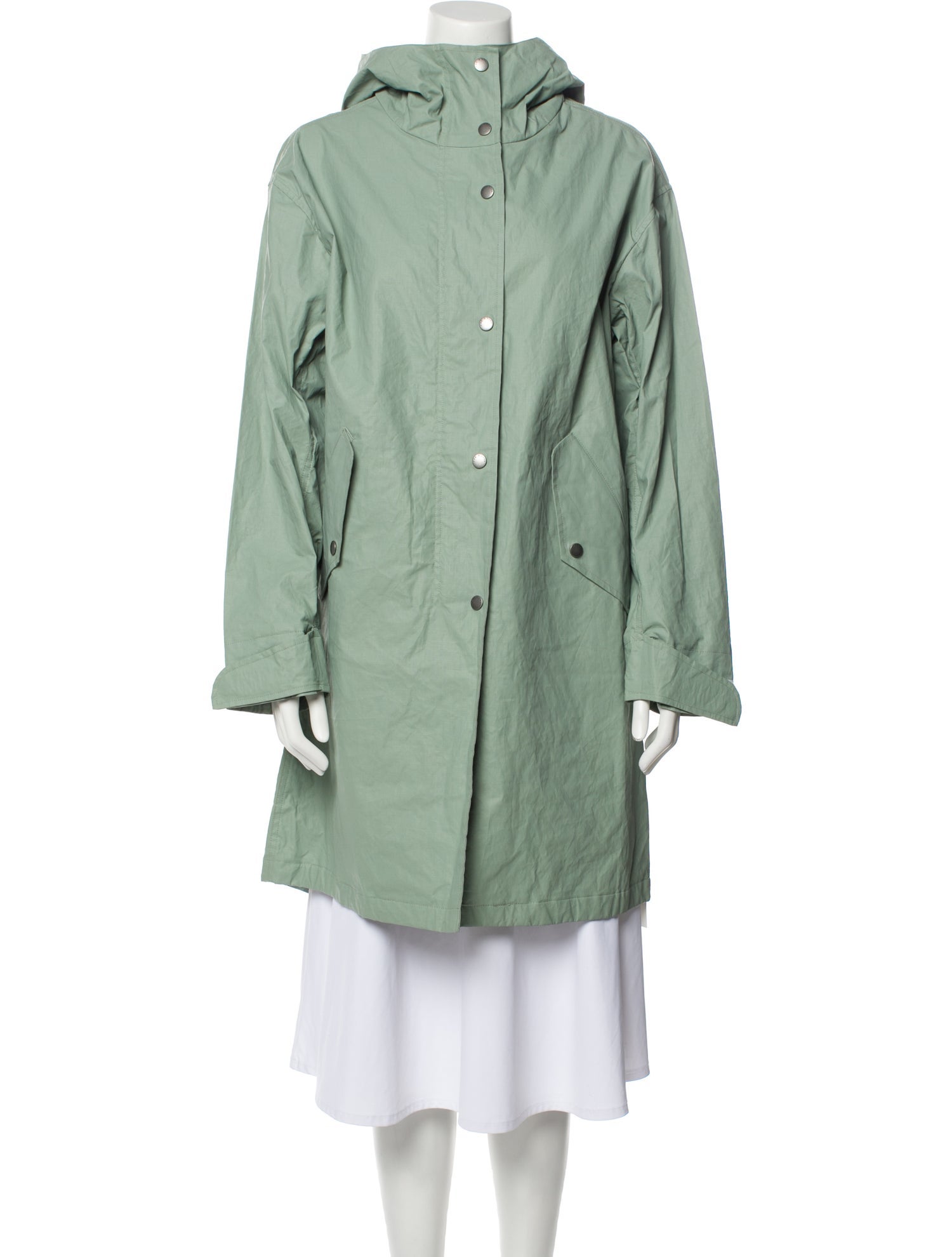 Rag & Bone Linen Trench Coat - Green Coats, Clothing - WRAGB567849 ...