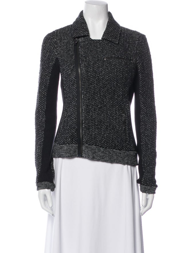 Rag & Bone Tweed Pattern Jacket - Black Jackets, Clothing - WRAGB607427 ...
