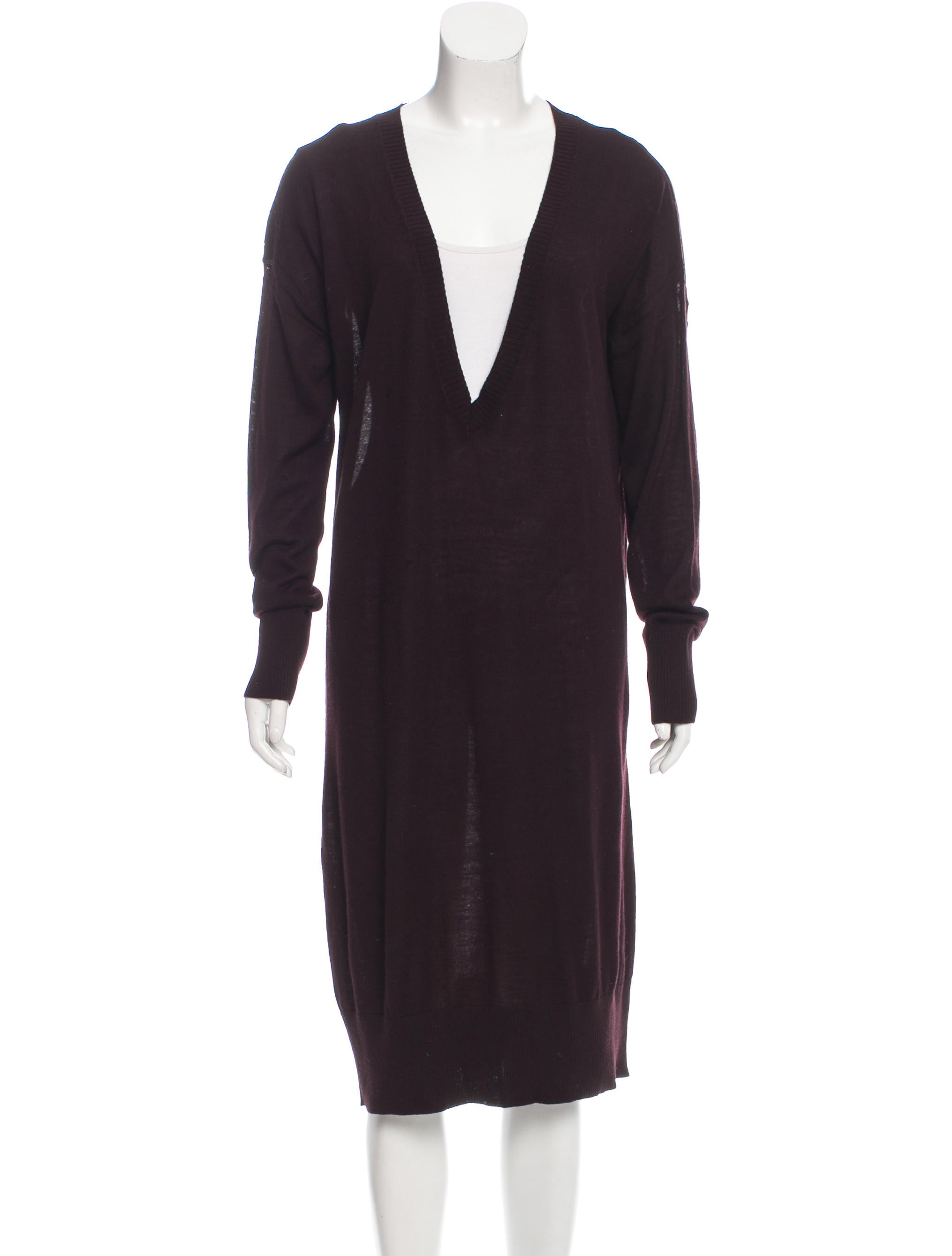 Rag & Bone Long Sleeve Sweater Dress - Clothing - WRAGB70747 | The RealReal