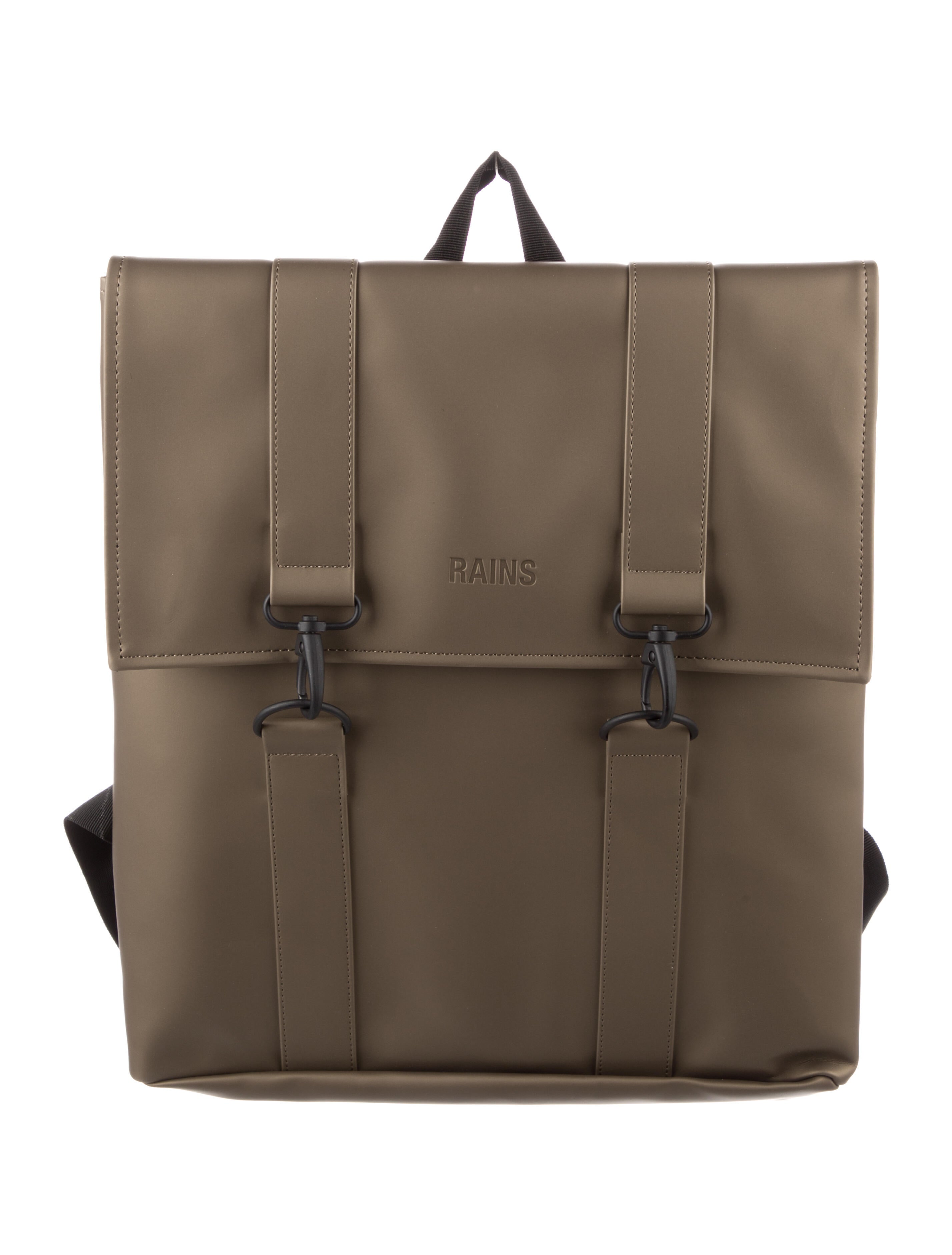 Rains Patent Leather Backpack - Neutrals Backpacks, Handbags ...