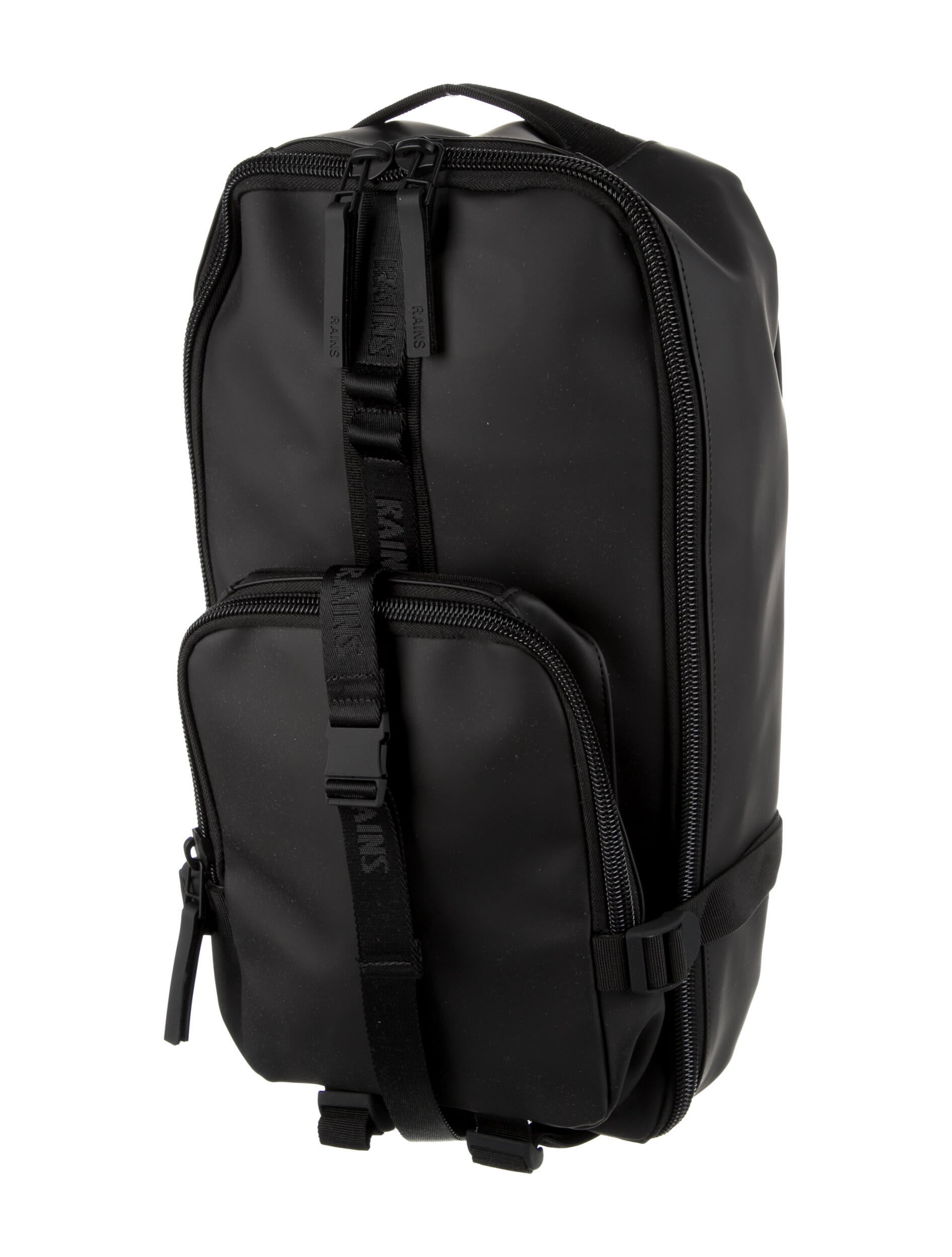 Rains PVC Backpack - Black Backpacks, Bags - WRAIN22846 | The RealReal