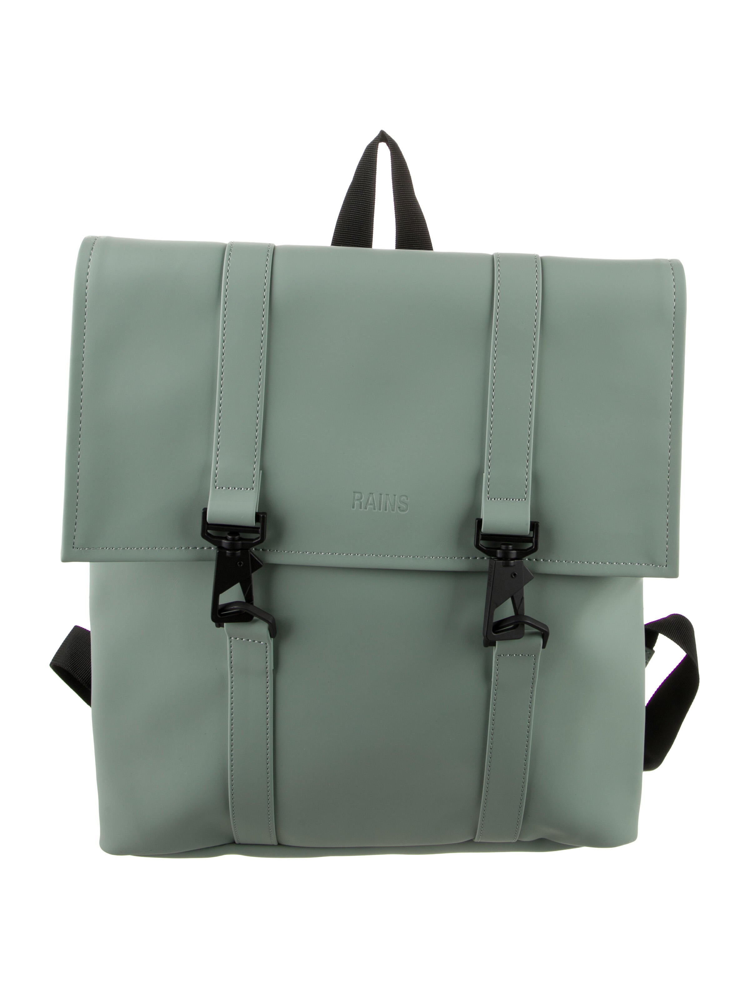 Rains Rubber Mini MSN Backpack - Green Backpacks, Handbags - WRAIN23208 ...