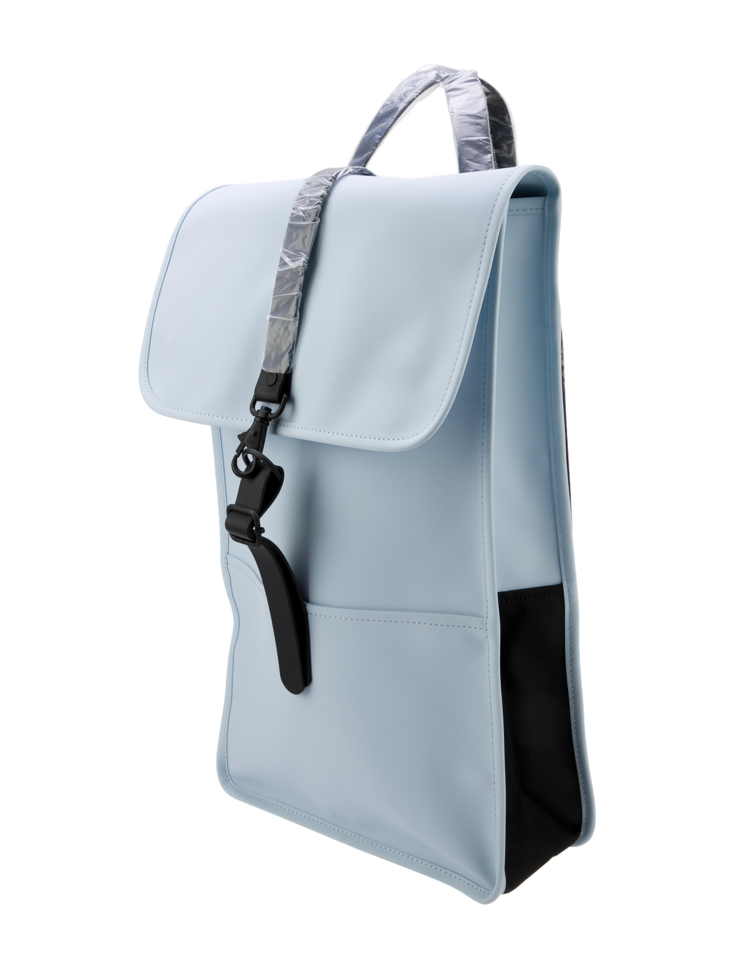 Rains Rubber Backpack - Blue Backpacks, Bags - WRAIN23249 | The RealReal