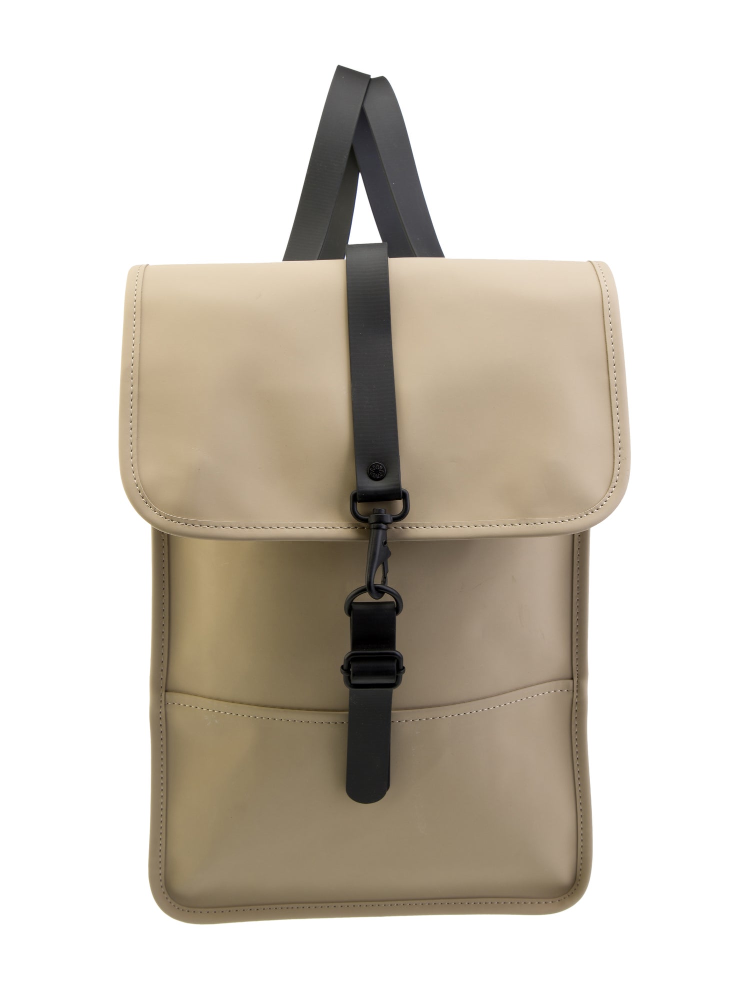 Rains Rubber Backpack - Black Backpacks, Bags - WRAIN24375 | The RealReal