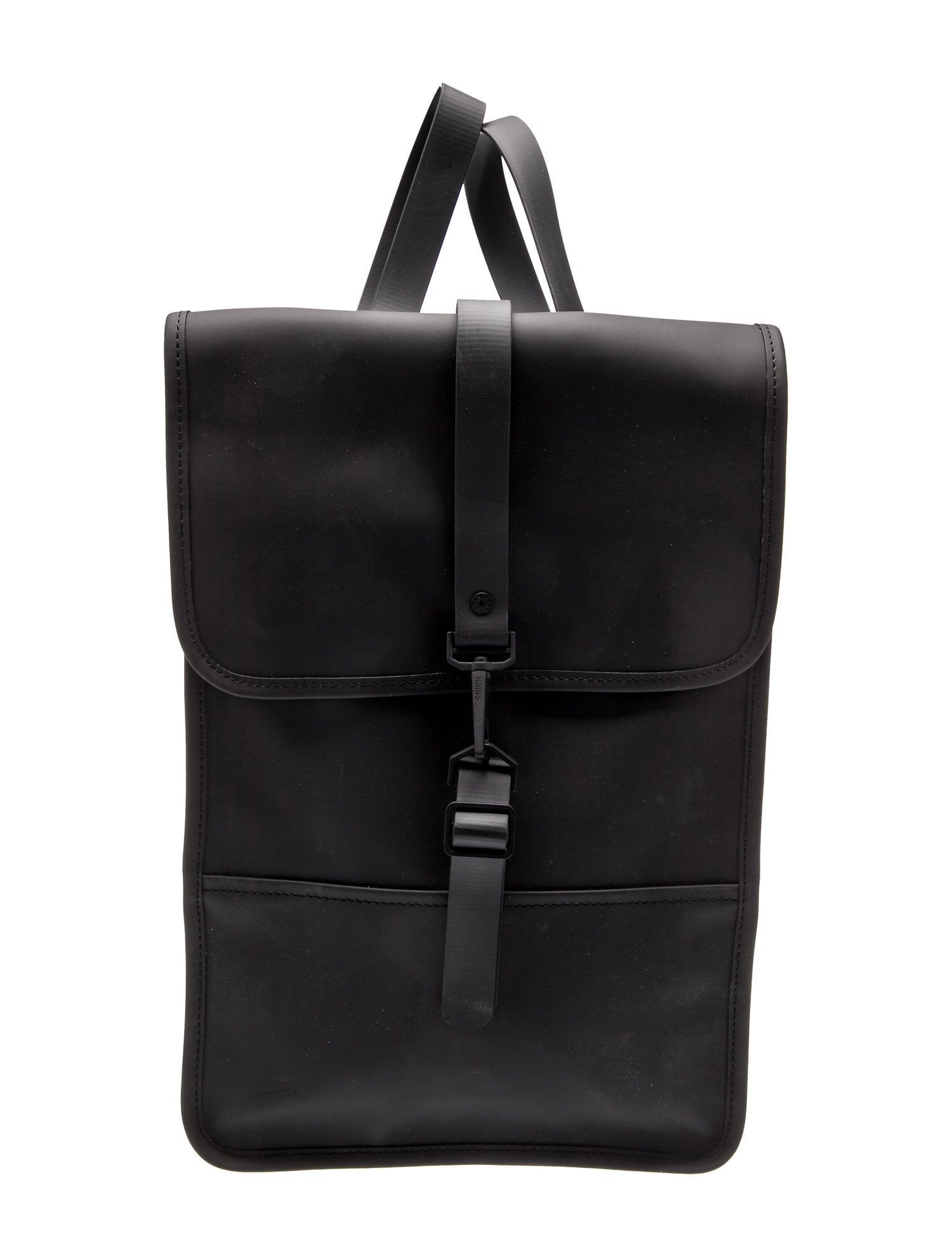 Rains Rubber Backpack - Black Backpacks, Handbags - WRAIN25475 | The ...