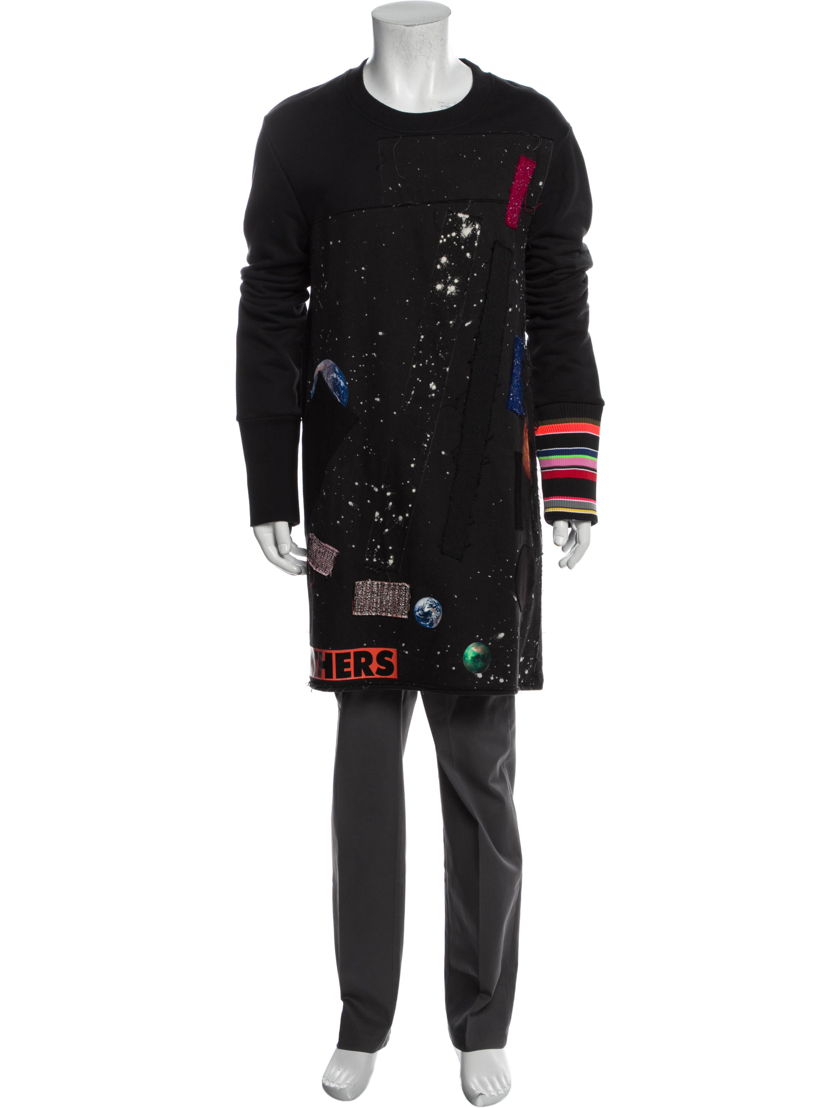 Raf Simons x Sterling Ruby 2014 Father's Patch Sweatshirt - Black ...