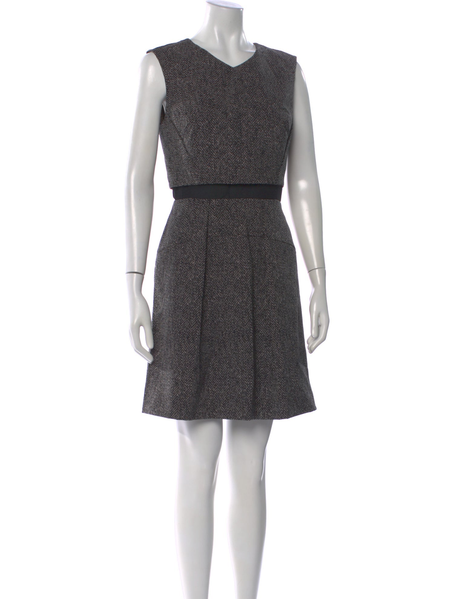 Rebecca Taylor Tweed Pattern Mini Dress - Black Dresses, Clothing ...