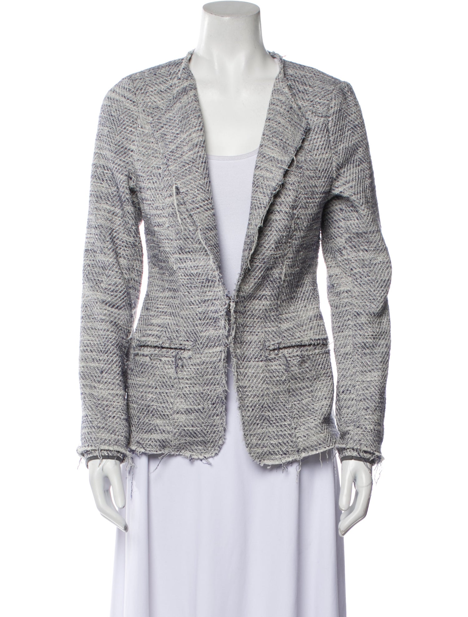 Joie Tweed Pattern Evening Jacket - Neutrals Jackets, Clothing ...