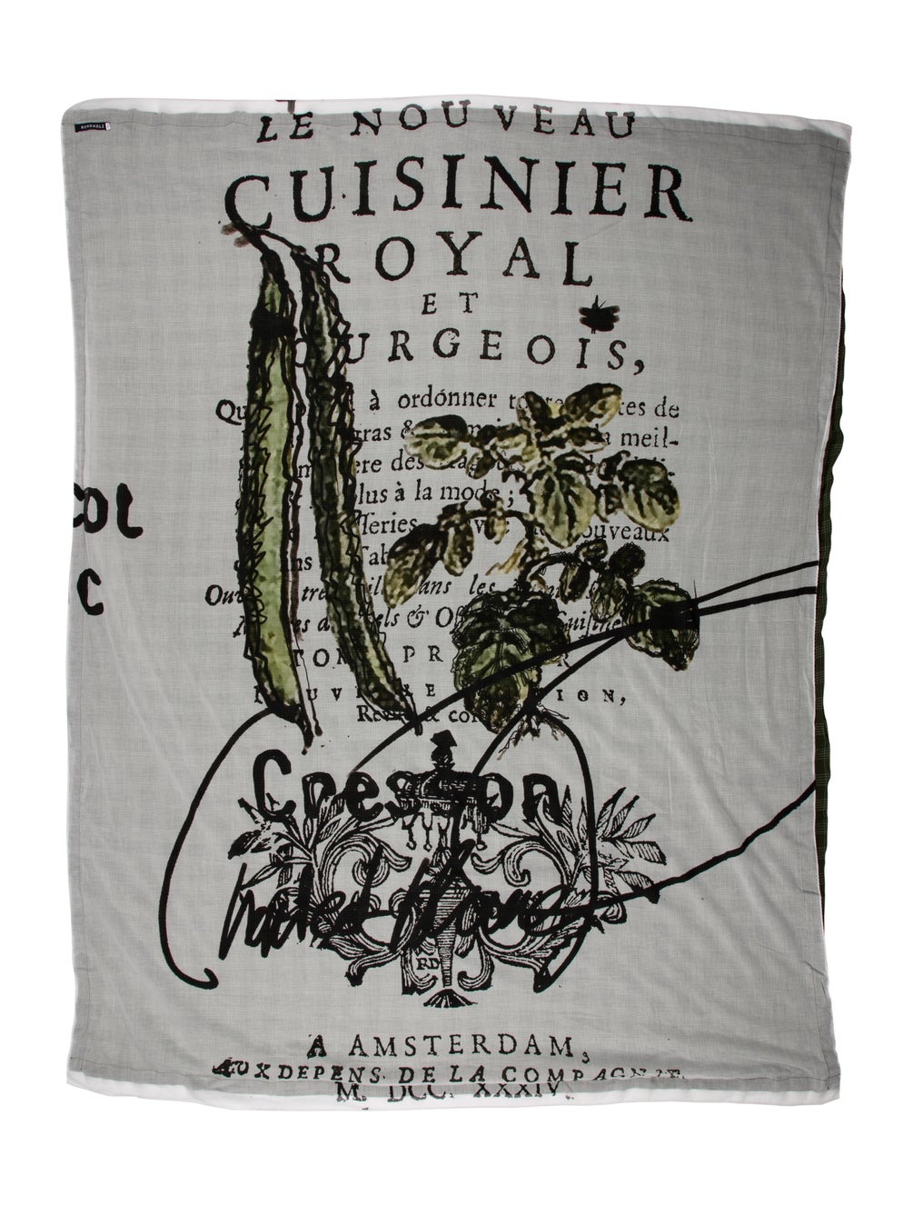 Rundholz Black Label Floral Foulard 80 Printed Scarf - White Scarves ...