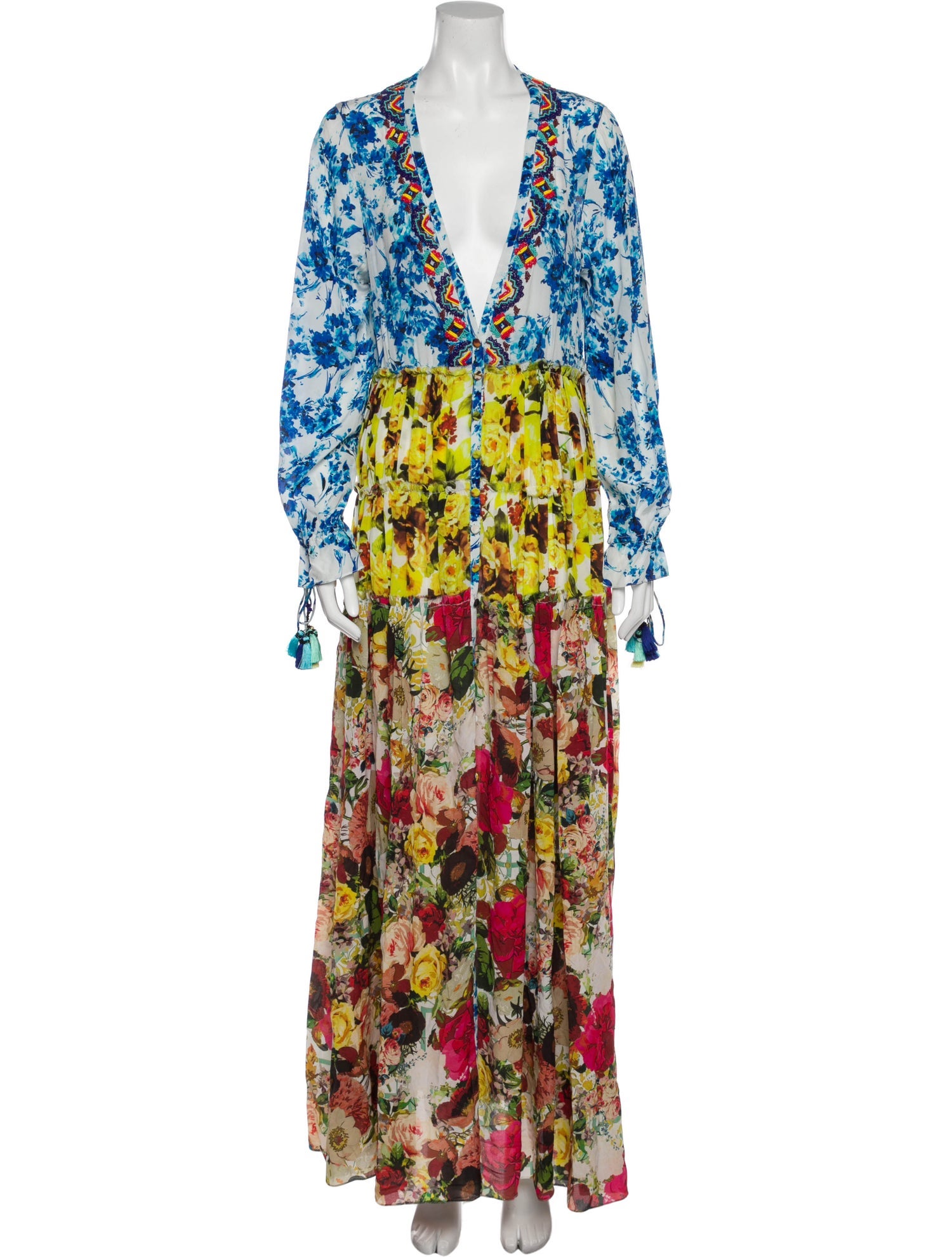 Rococo Sand Silk Long Dress - Dresses, Clothing - WRCCS22905 | The RealReal