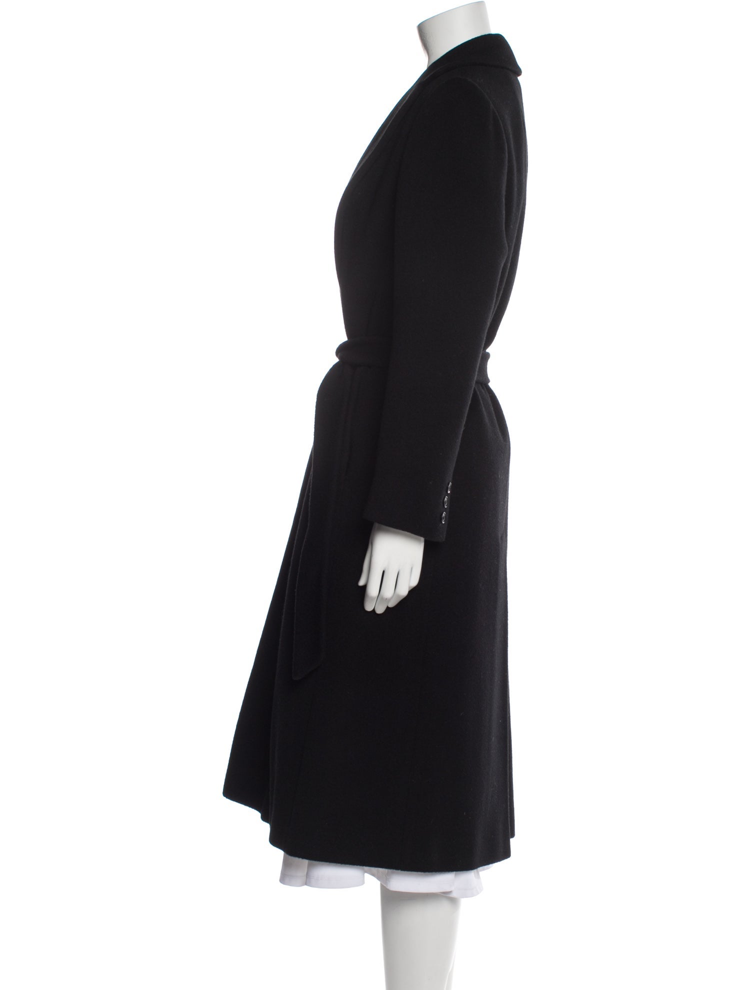 Regency Cashmere Coat - Black Coats, Clothing - WRCEA20124 | The RealReal
