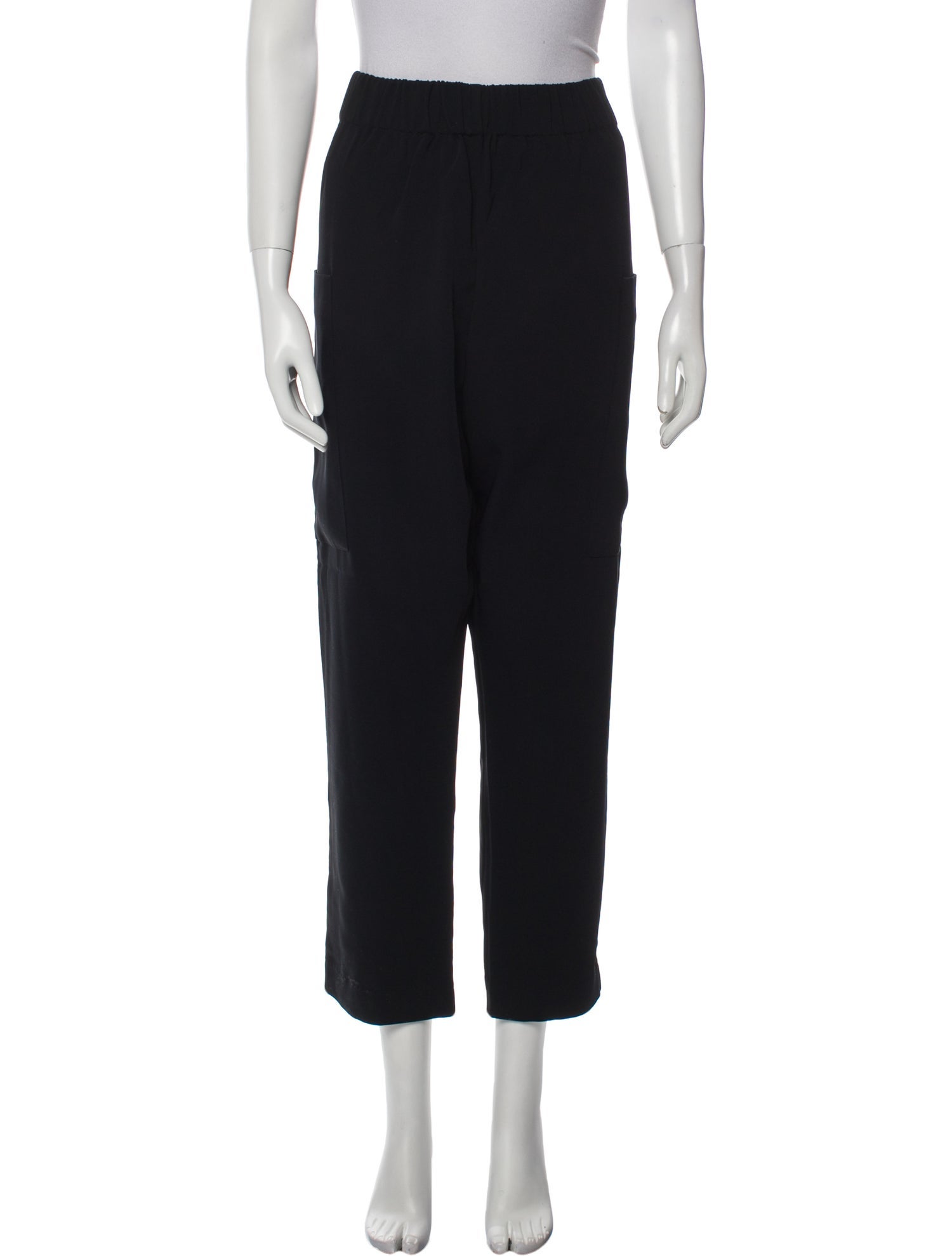 Roucha Straight Leg Pants - Black, 14" Rise Pants, Clothing ...