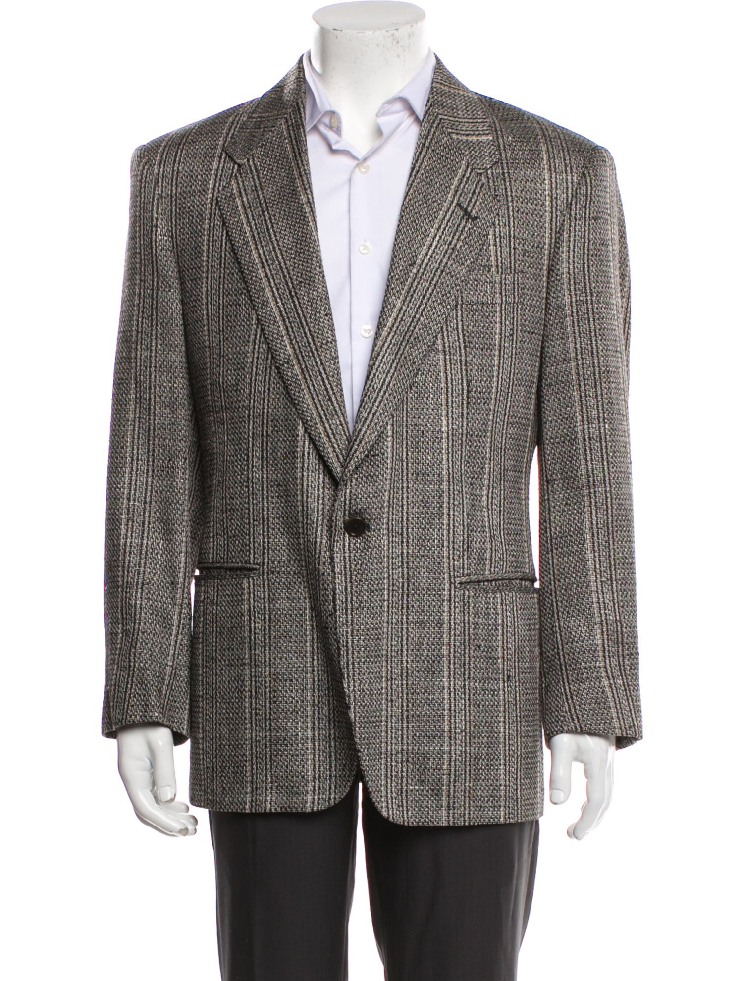 Rick Pallack Silk Tweed Pattern Sport Coat - Neutrals Suiting, Clothing ...