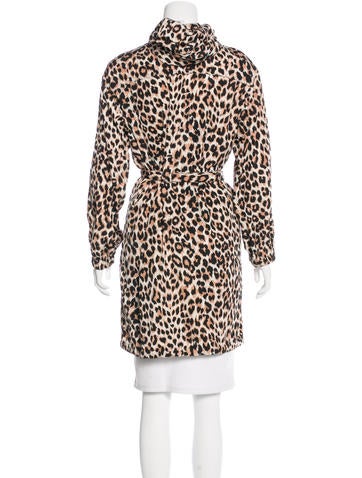Red Valentino Leopard Print Rain Jacket - Clothing - WRE26737 | The ...