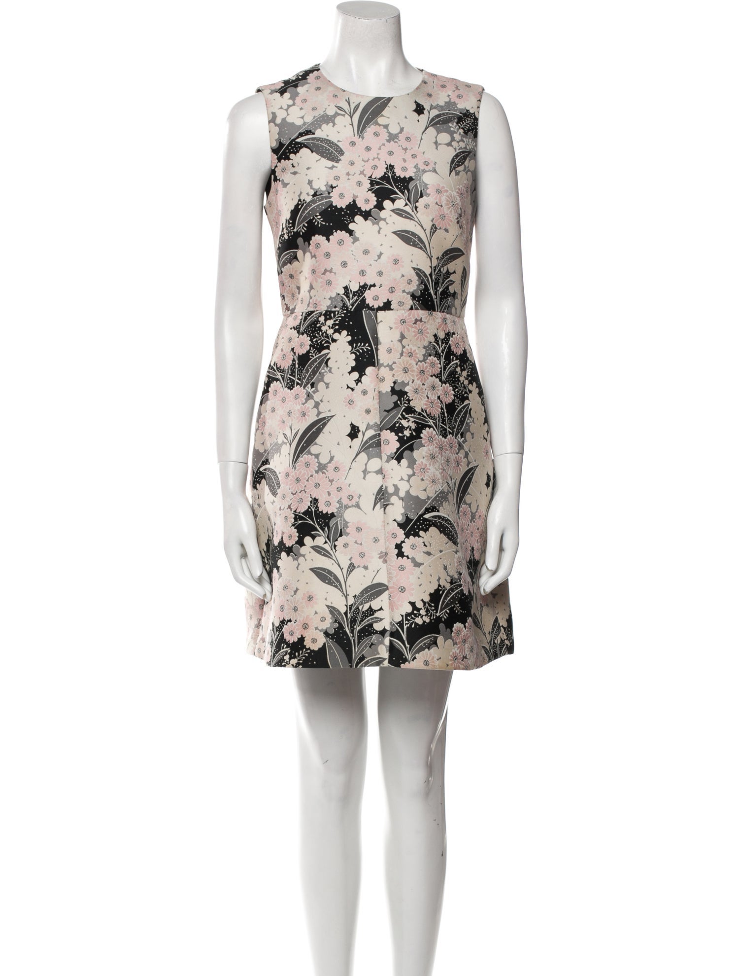 Red Valentino Floral Print Mini Dress - Pink Dresses, Clothing ...