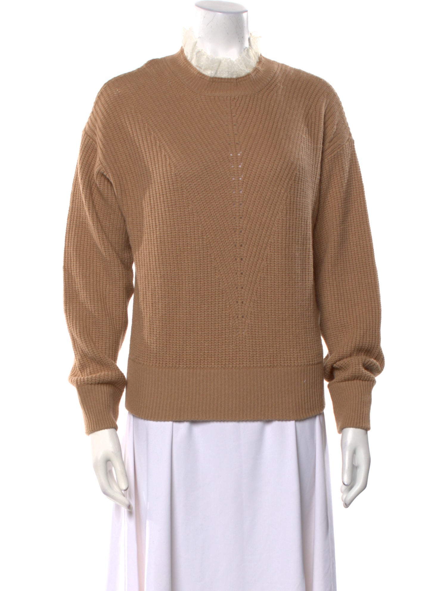Red Valentino Crew Neck Sweater w/ Tags - Neutrals Knitwear, Clothing ...