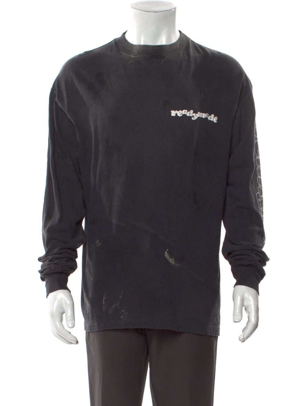 READYMADE Destruction Graphic Print T-Shirt - Grey T-Shirts, Clothing ...