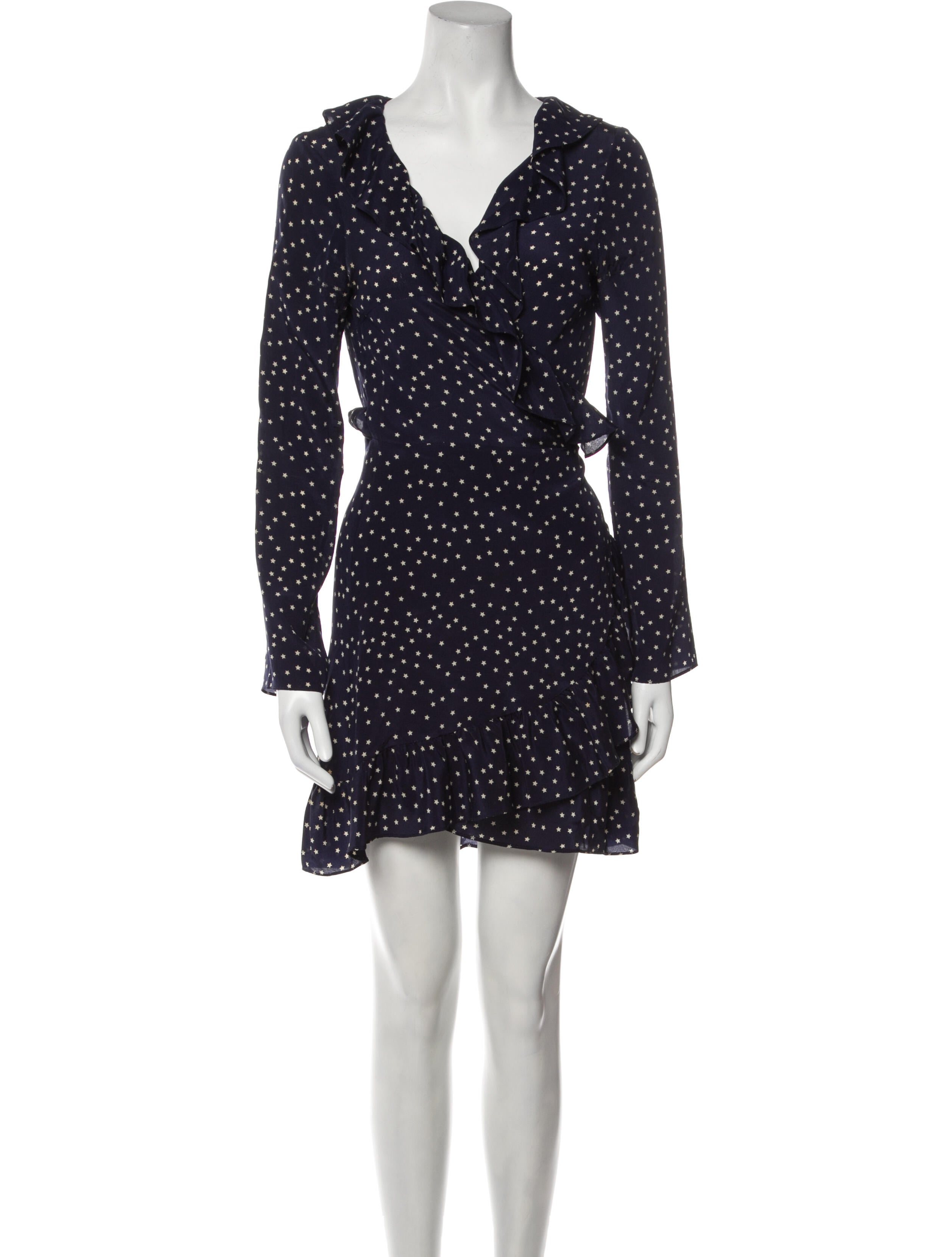 Réalisation Par Silk Mini Dress - Blue Dresses, Clothing - WREAL27311 ...