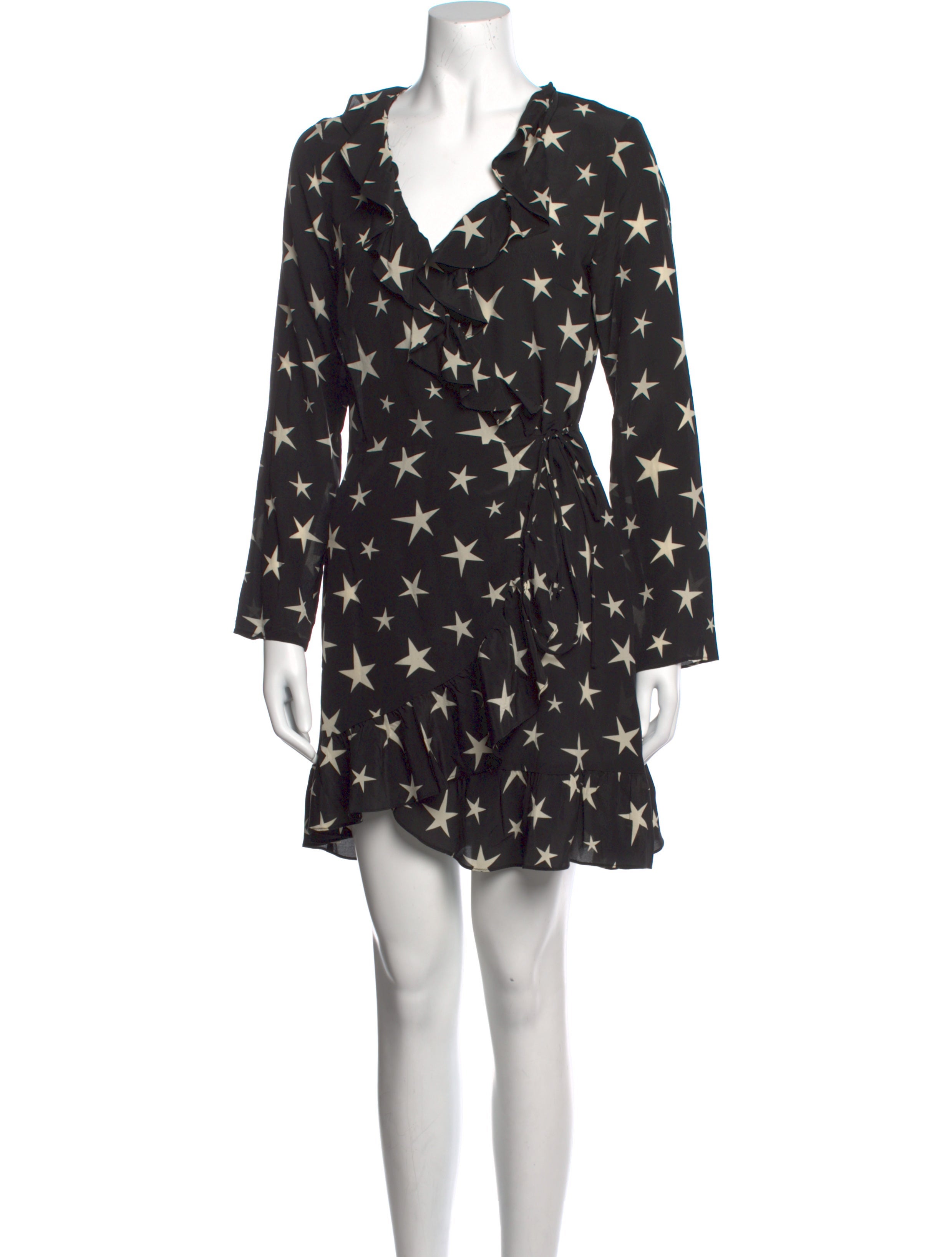 Réalisation Par Silk Mini Dress - Black Dresses, Clothing - WREAL29805 ...