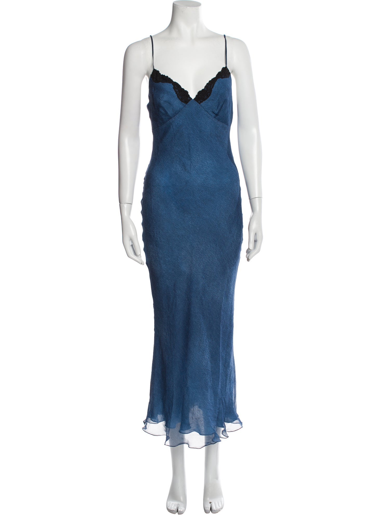 Réalisation Par Silk Long Dress w/ Tags - Blue Dresses, Clothing ...