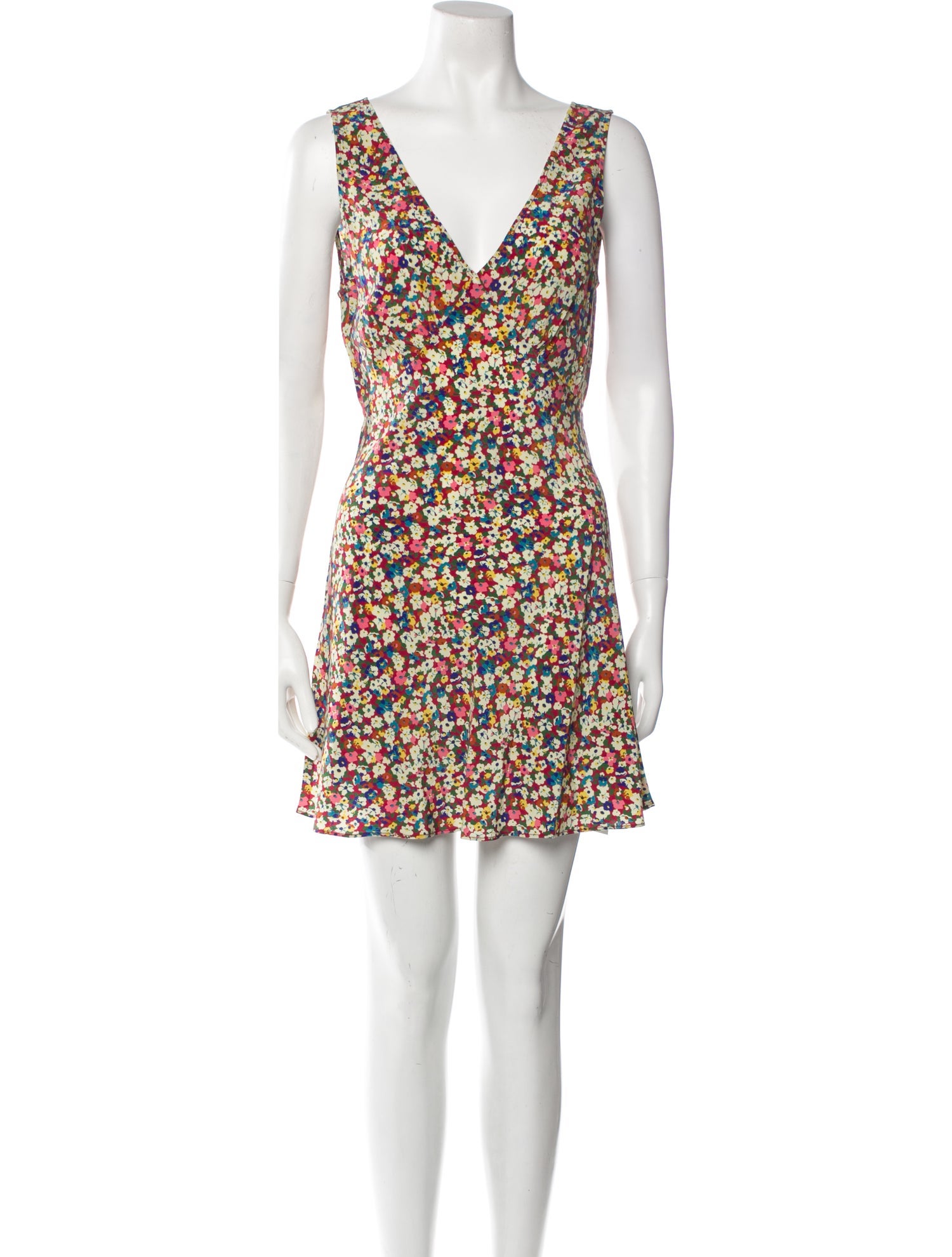 Réalisation Par Silk Mini Dress - Red Dresses, Clothing - WREAL32800 ...