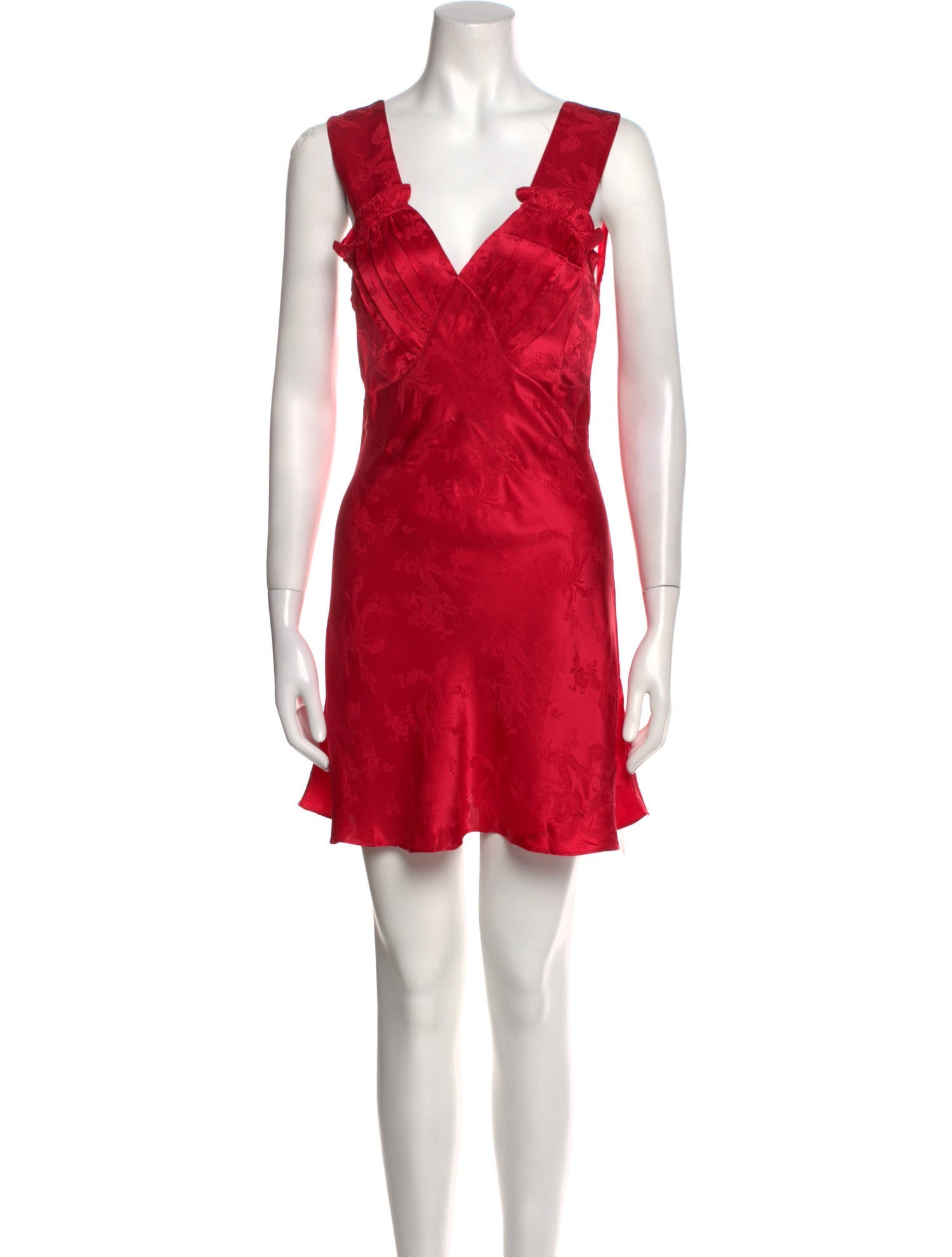 Réalisation Par Silk Mini Dress - Red Dresses, Clothing - WREAL33225 ...