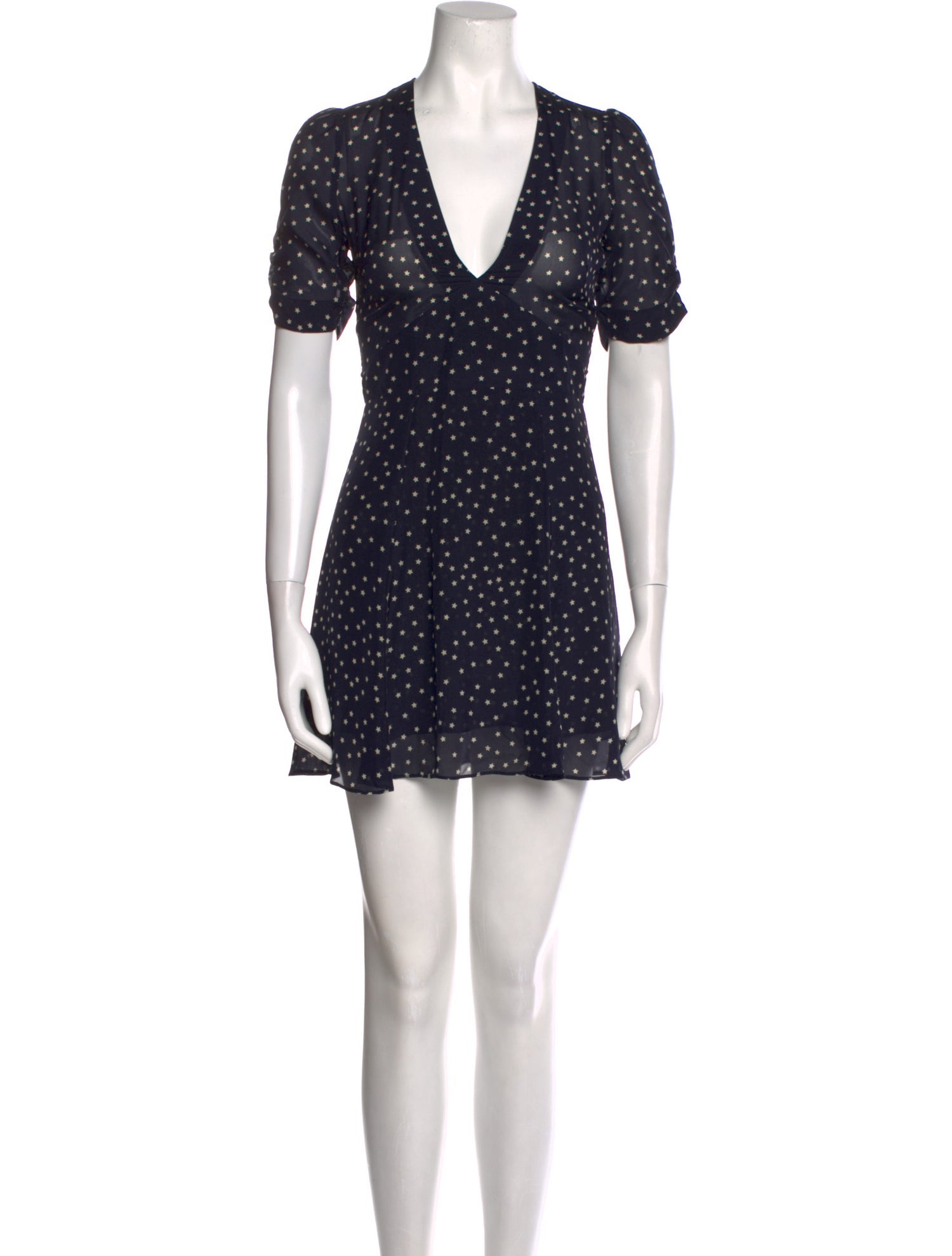 Réalisation Par Silk Mini Dress - Blue Dresses, Clothing - WREAL33931 ...