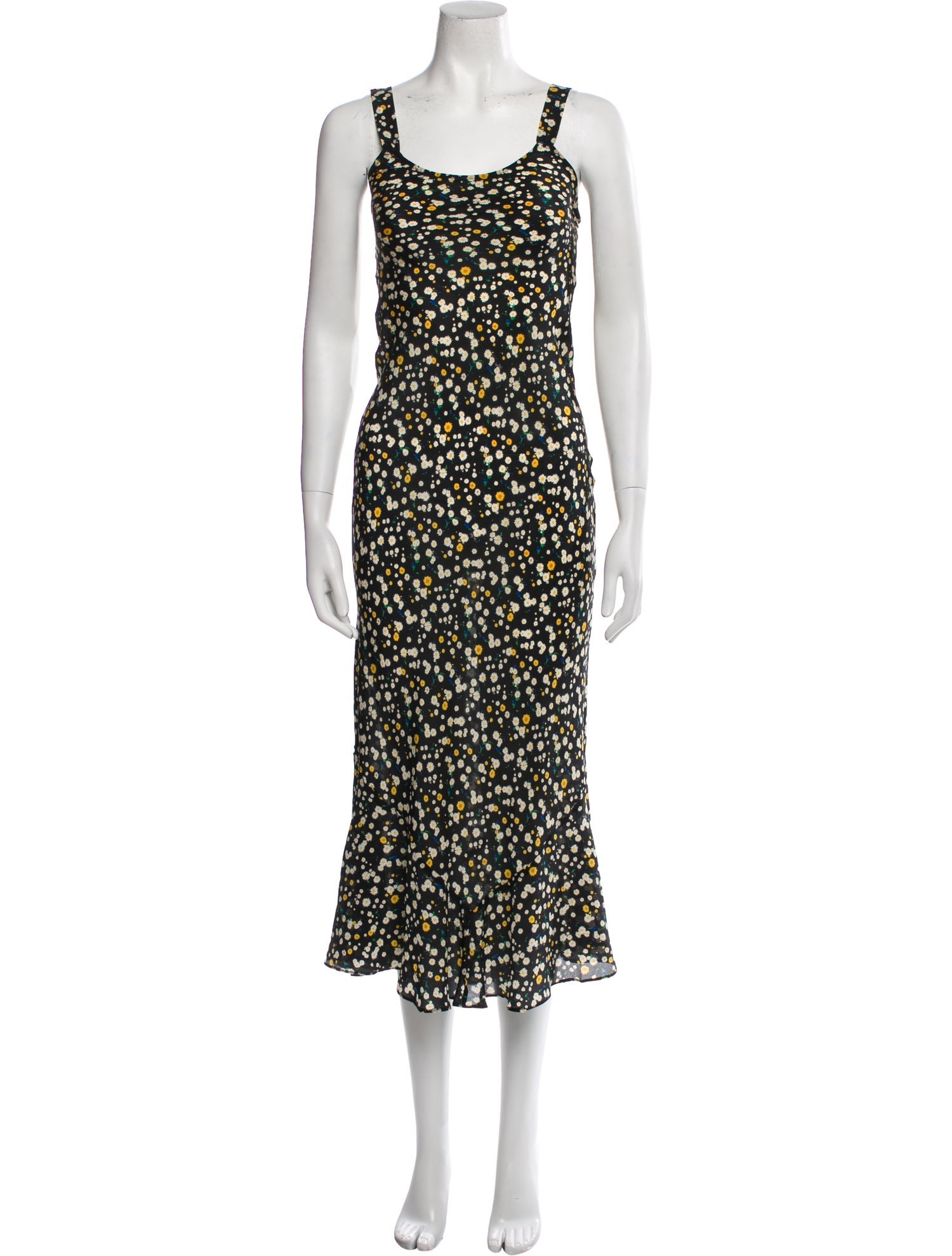 Réalisation Par Silk Long Dress - Black Dresses, Clothing - WREAL36072 ...