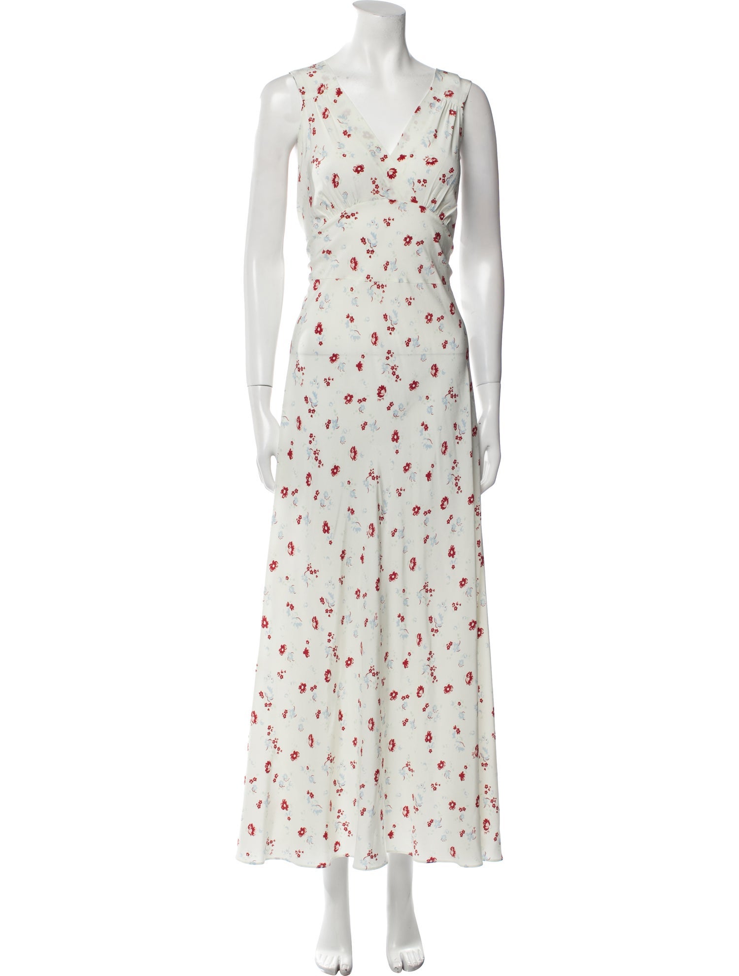 Réalisation Par Silk Long Dress - White Dresses, Clothing - WREAL36177 ...