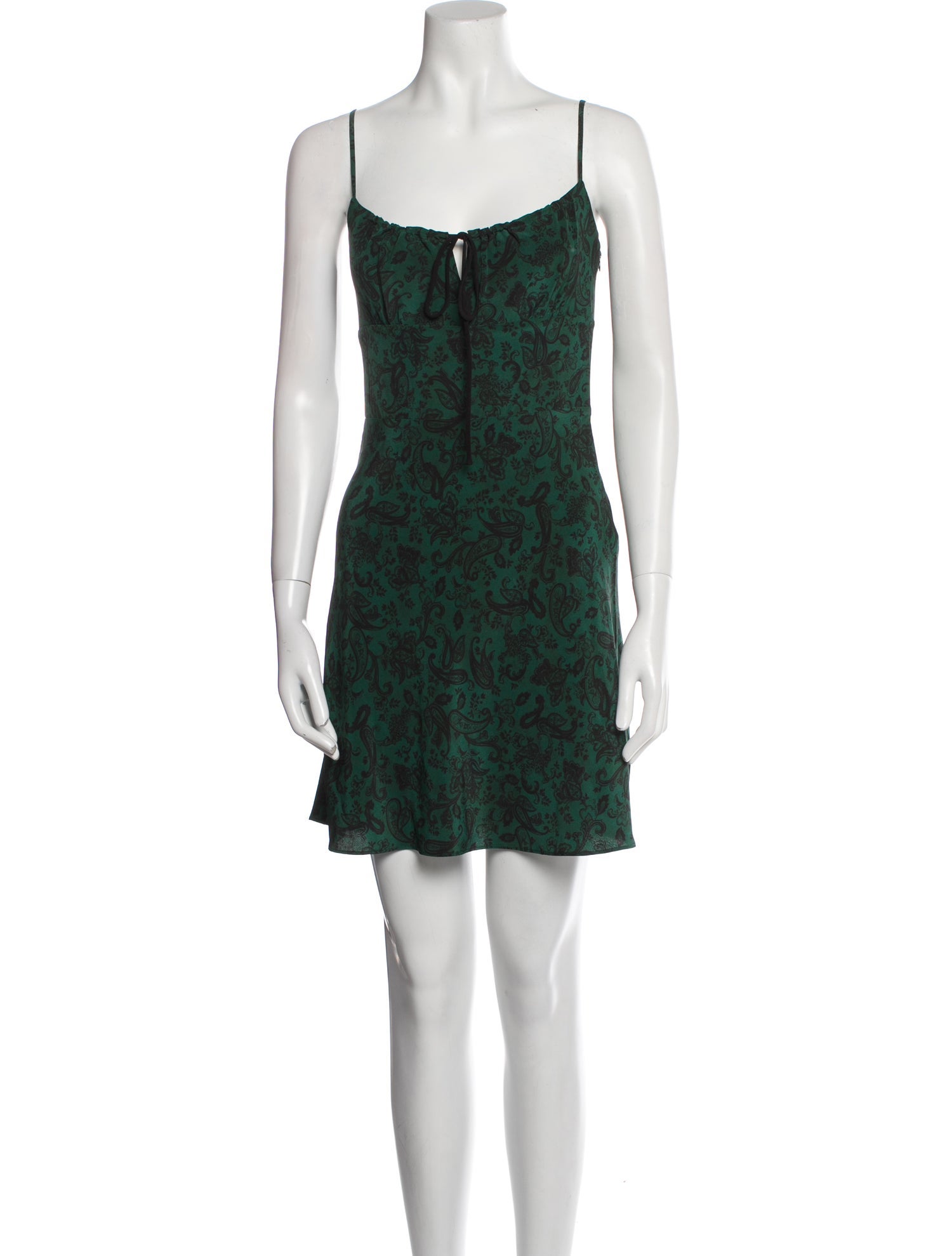 Réalisation Par Silk Mini Dress - Green Dresses, Clothing - WREAL36213 ...