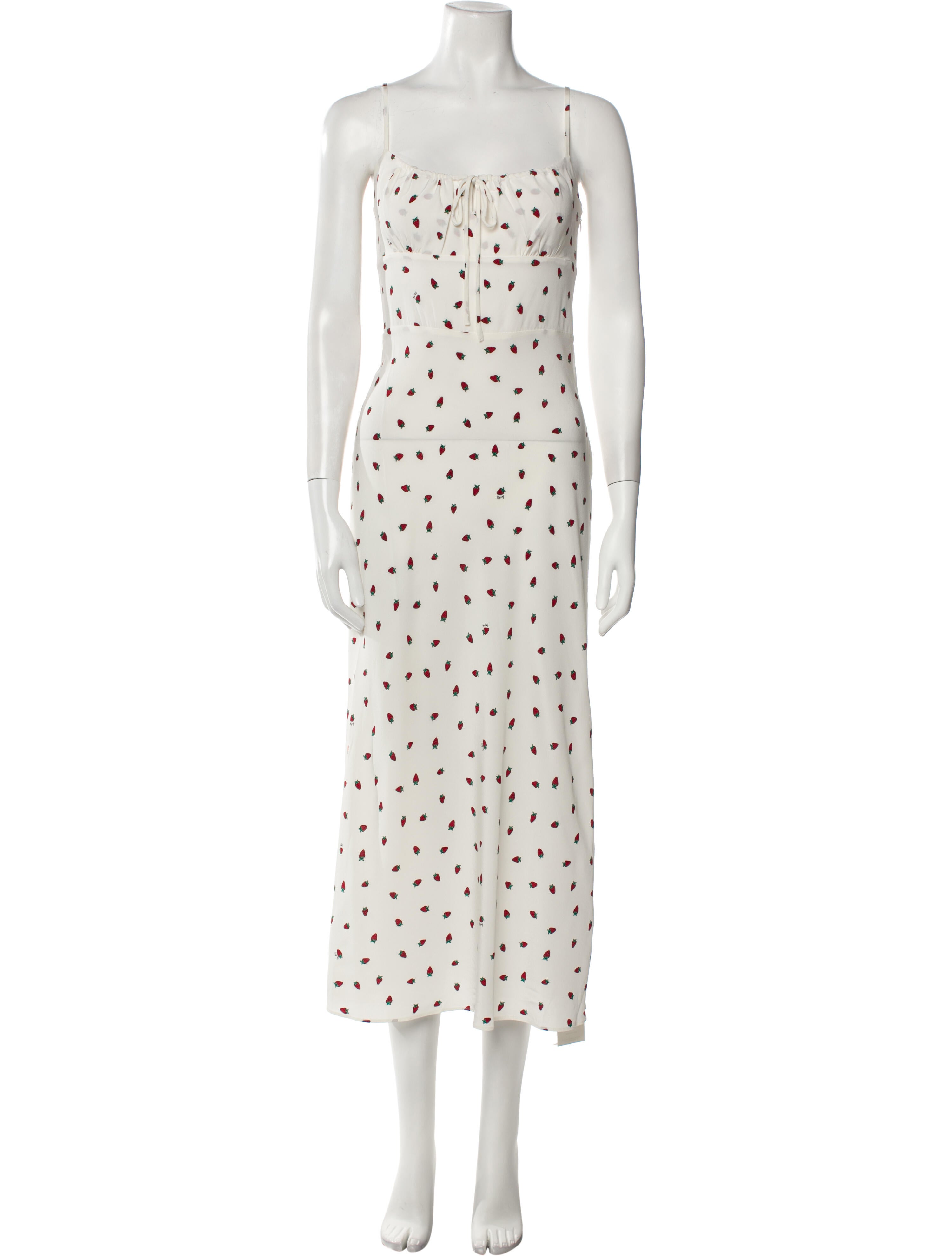 Réalisation Par Silk Long Dress - Neutrals Dresses, Clothing ...