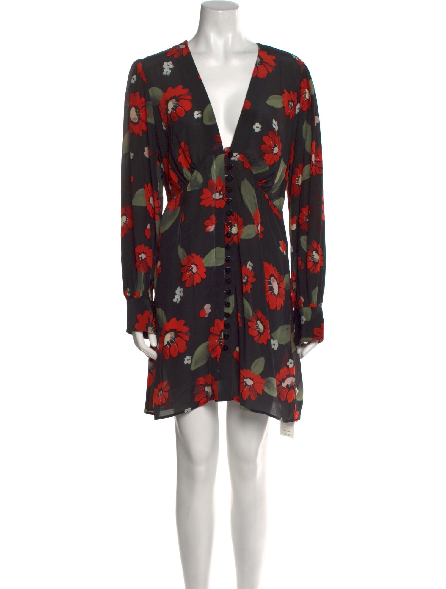 Réalisation Par Silk Mini Dress - Black Dresses, Clothing - WREAL36316 ...