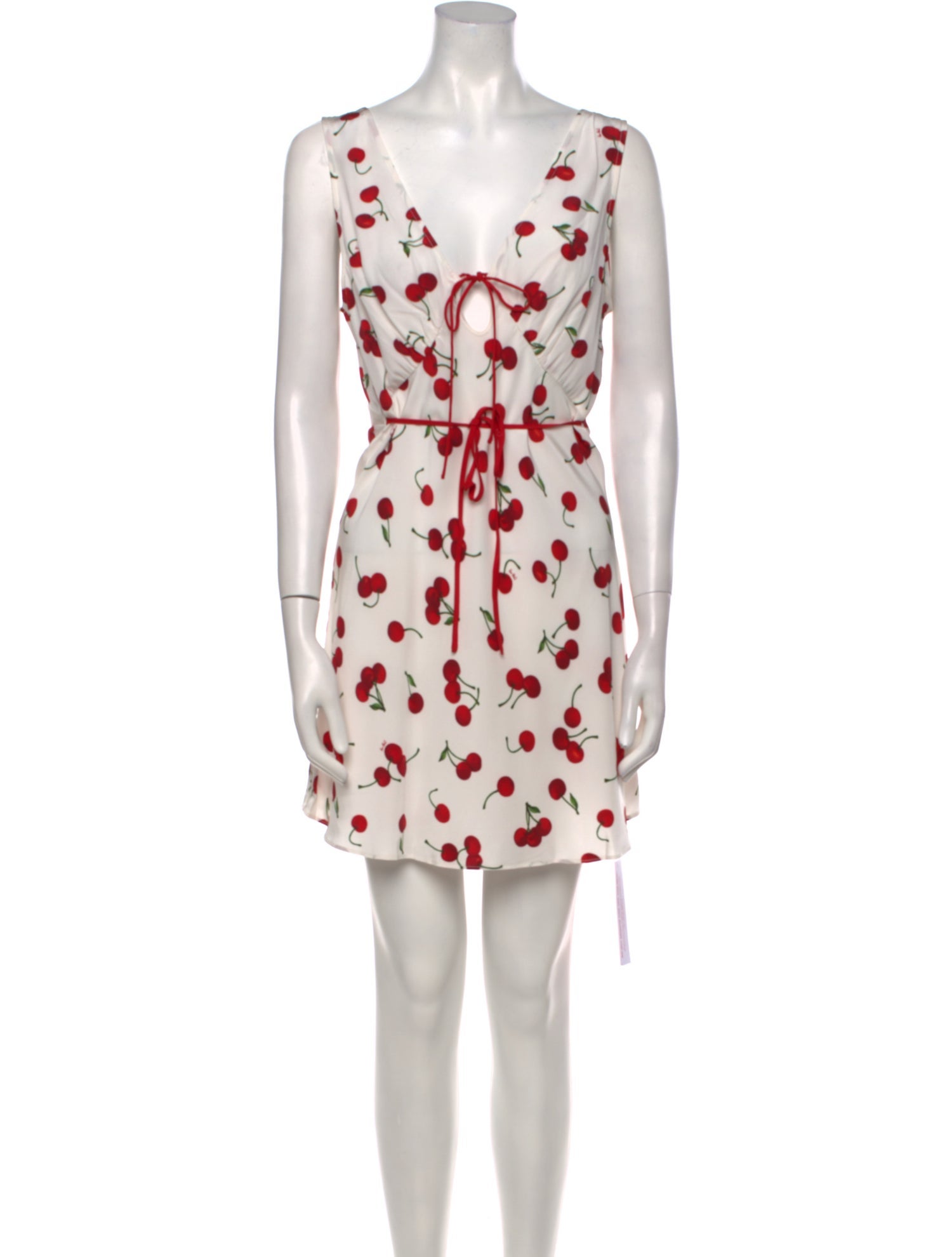 Réalisation Par Silk Mini Dress - White Dresses, Clothing - WREAL36445 ...