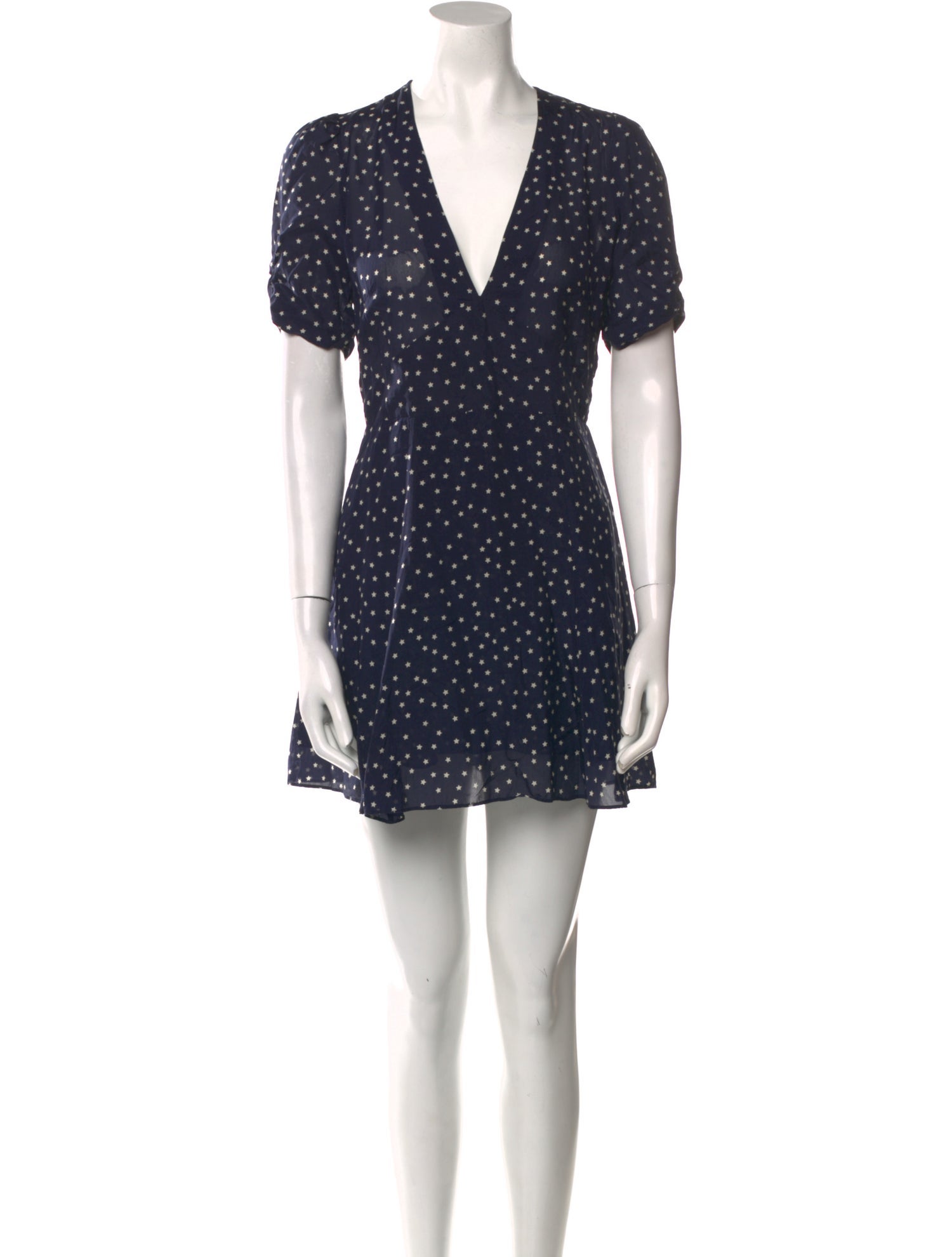 Réalisation Par Silk Mini Dress - Blue Dresses, Clothing - WREAL36948 ...