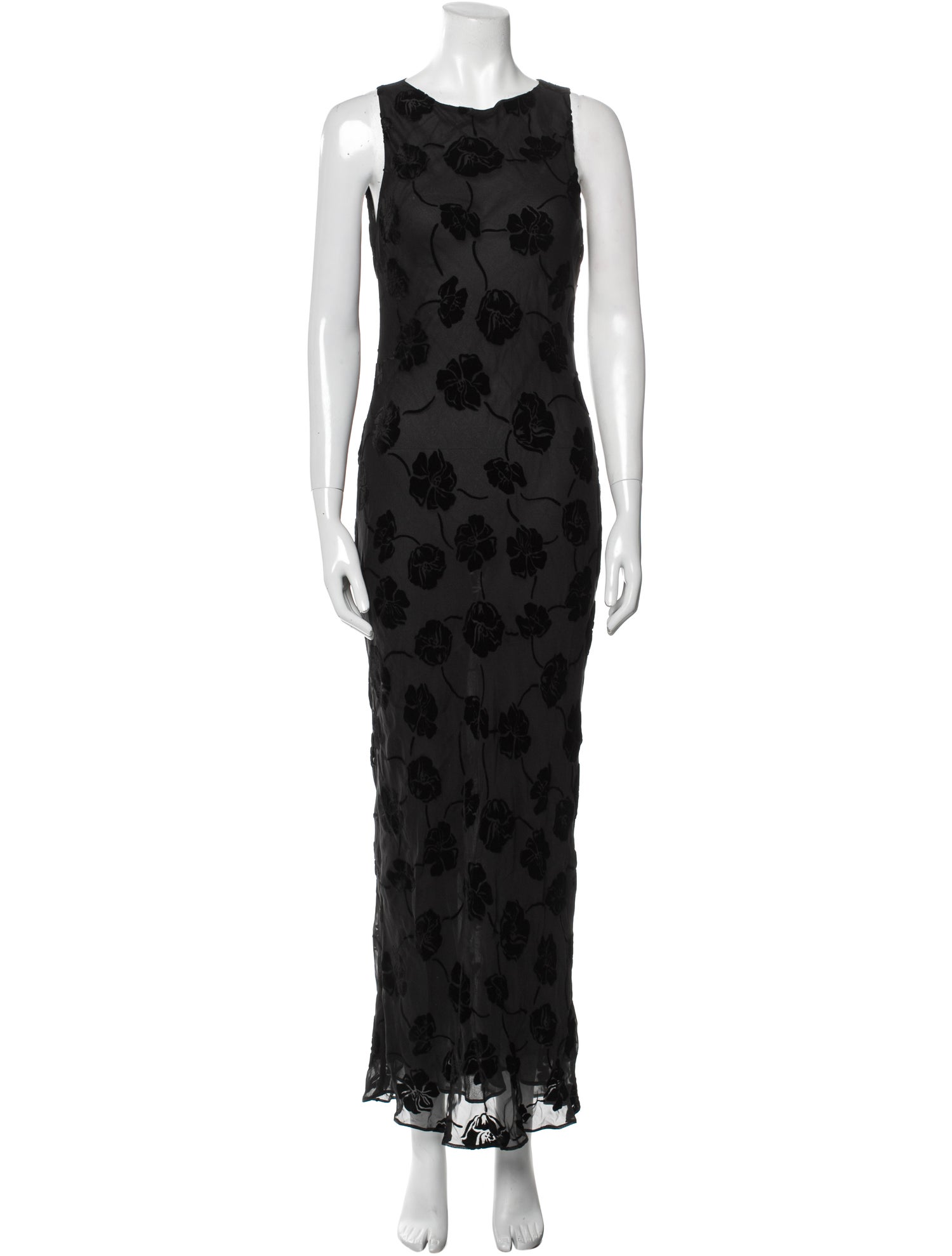 Réalisation Par Floral Print Long Dress - Black Dresses, Clothing ...