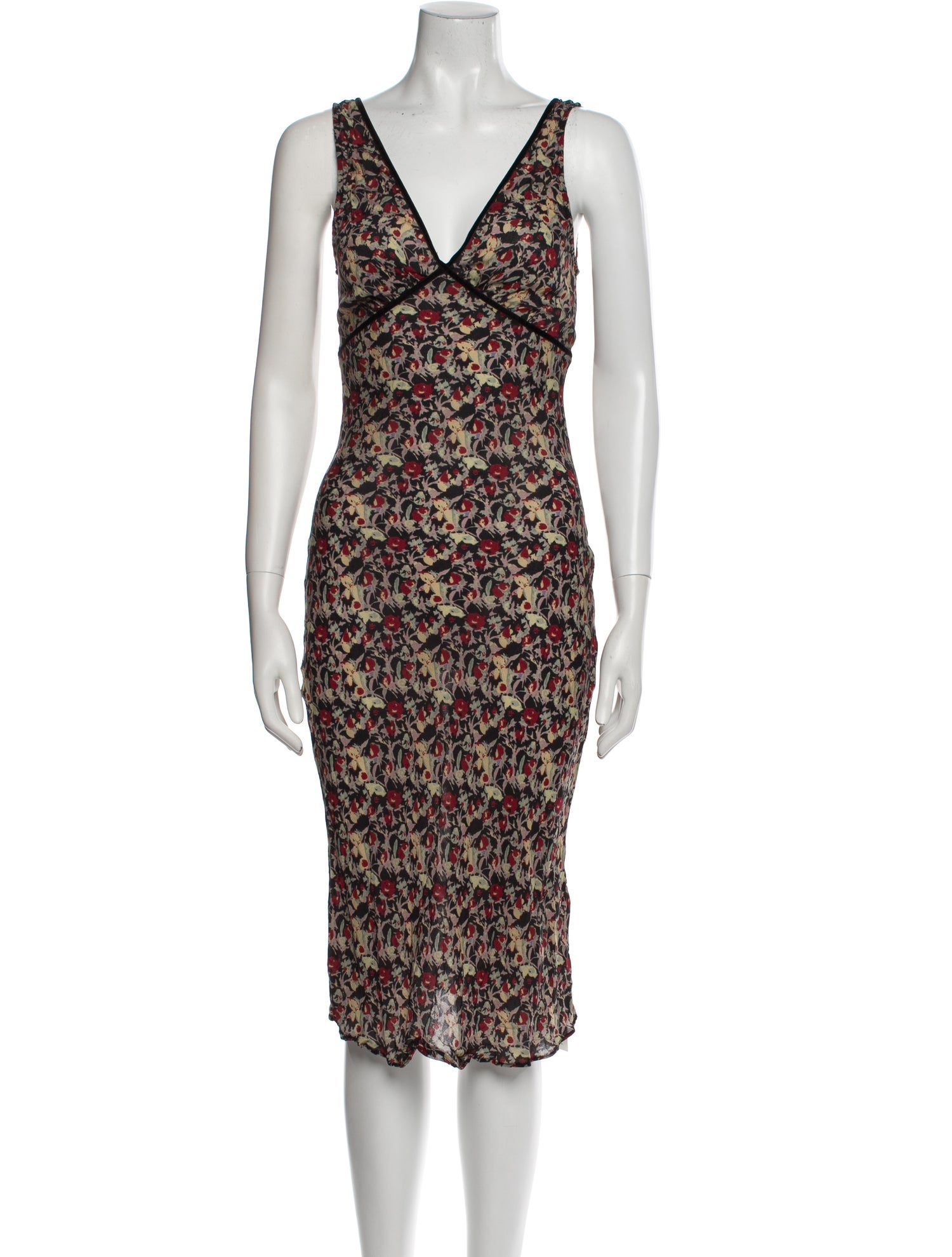 Réalisation Par Silk Midi Length Dress - Black Dresses, Clothing ...