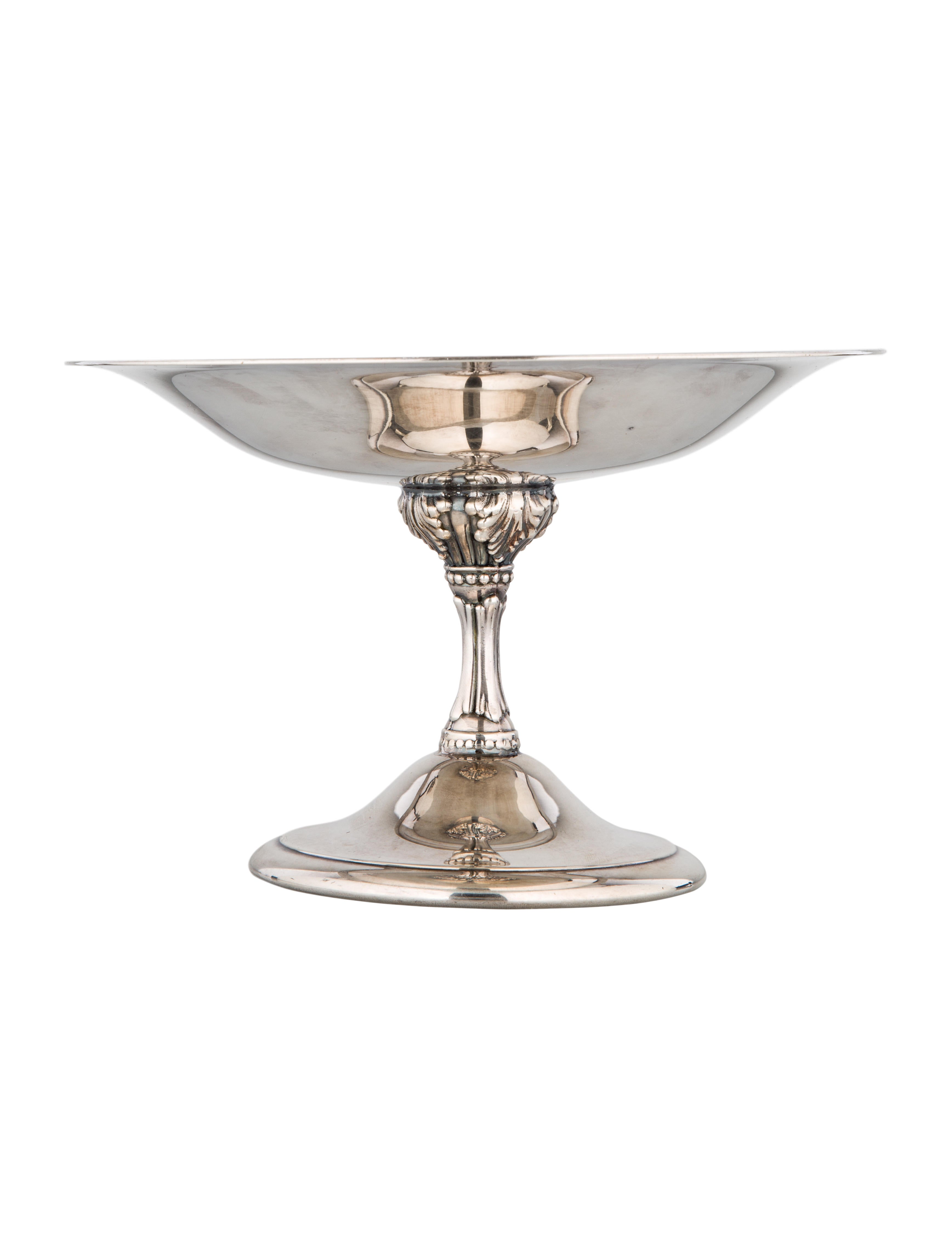 Reed & Barton Enamel & Silverplate Tazza - Tabletop & Kitchen ...