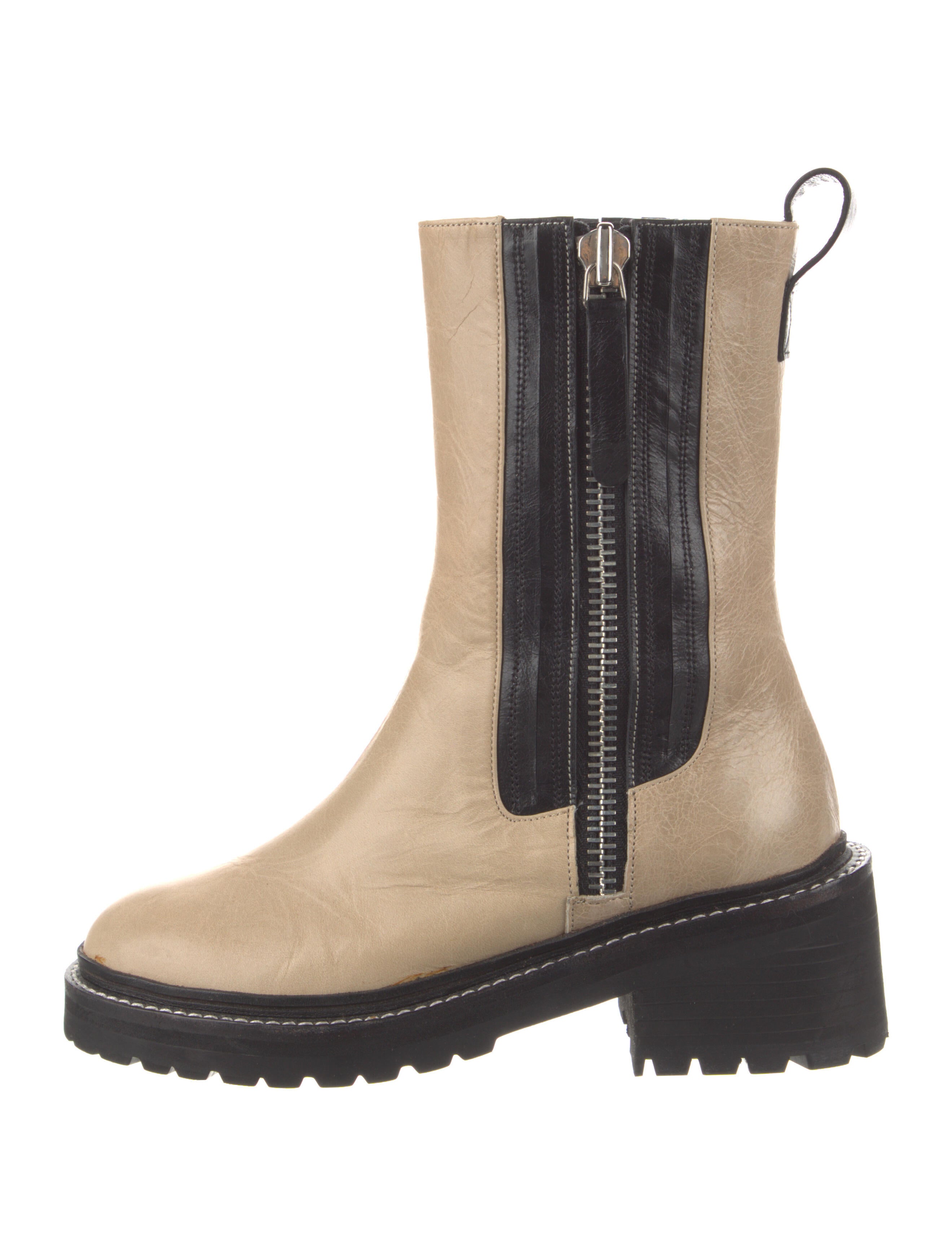 Reike Nen Leather Printed Boots - Neutrals Boots, Shoes - WREIK21158 ...