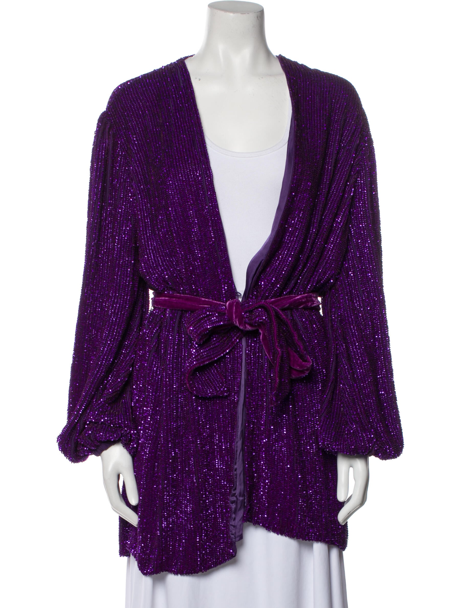 Retrofête Printed Evening Jacket - Purple Jackets, Clothing ...