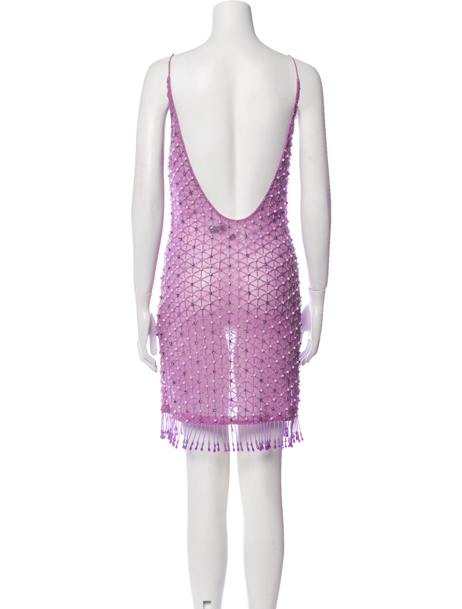 Retrofête Scoop Neck Mini Dress - Purple Dresses, Clothing - WRETO46682 ...