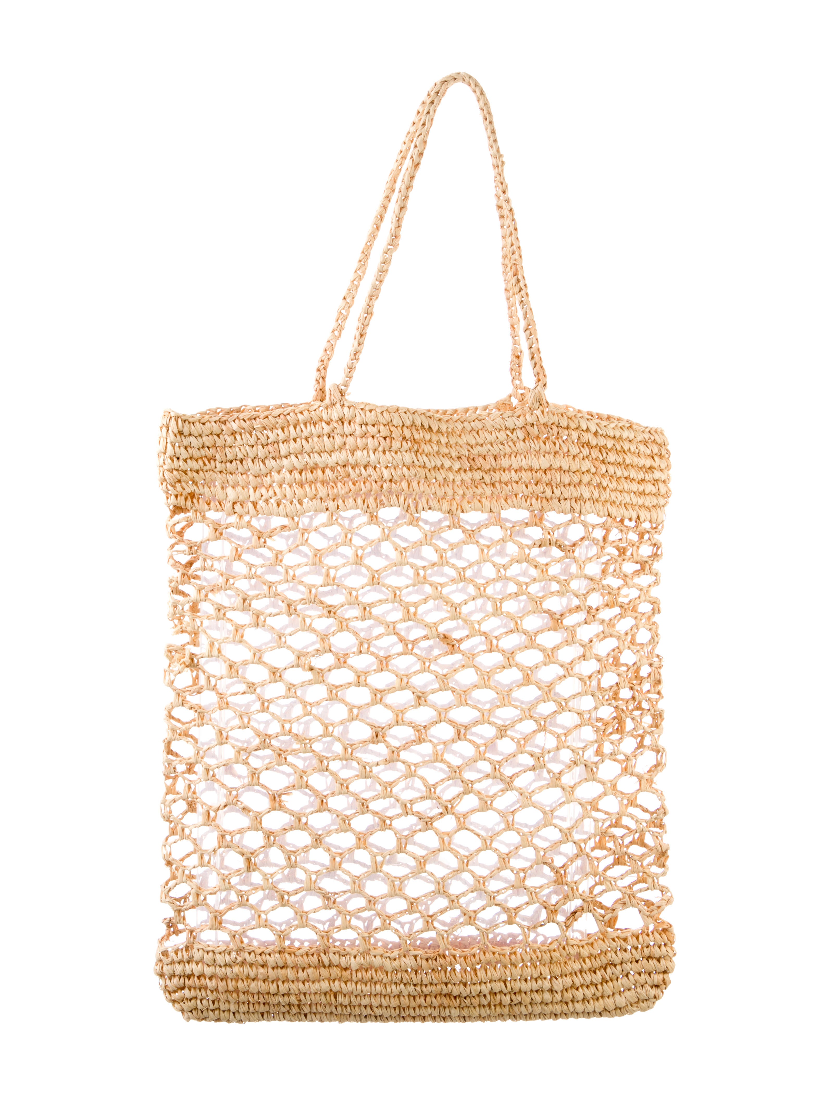 Reformation Woven Raffia Tote - Neutrals Totes, Handbags - WRFMN154834 ...