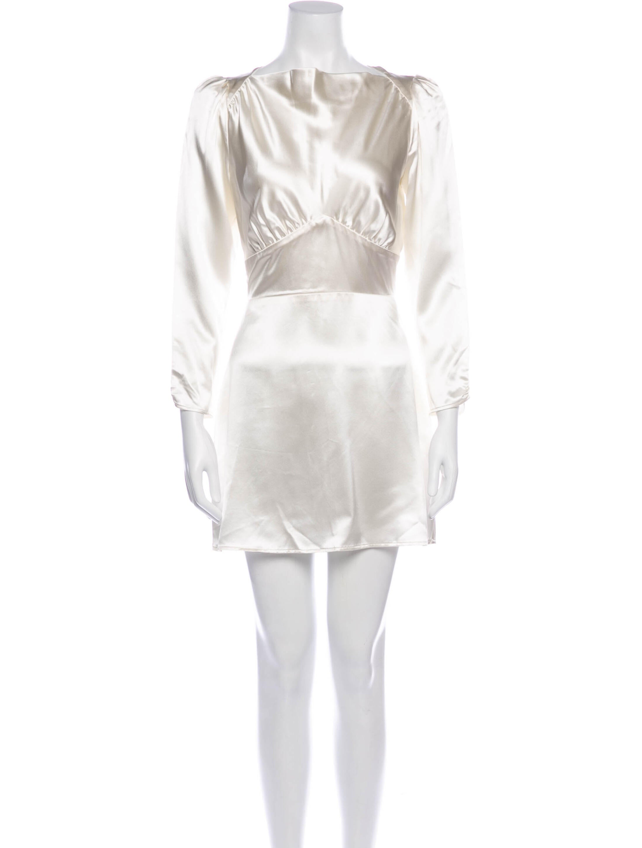 Reformation Silk Mini Dress w/ Tags - White Dresses, Clothing ...