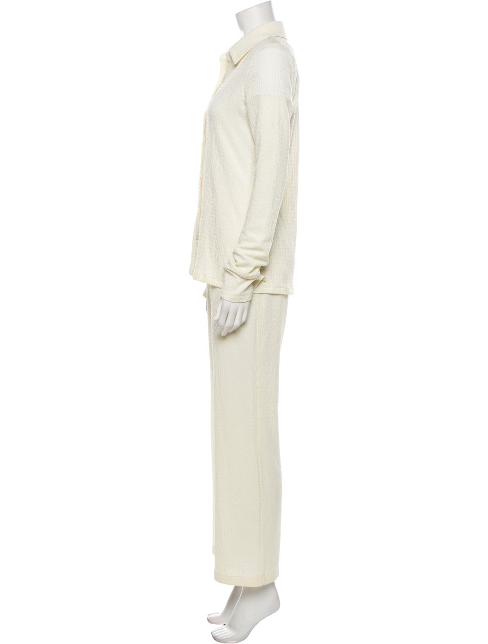 Reformation Tweed Pattern Pant Set - Gem